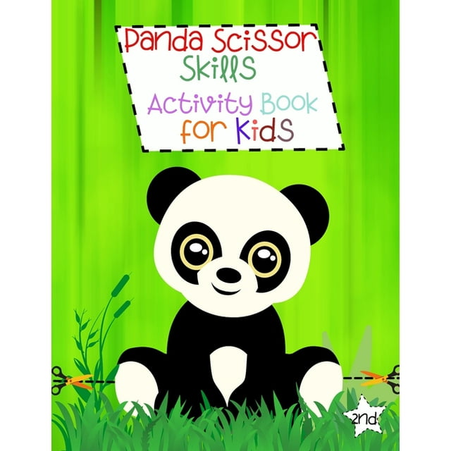 Panda Scissor Skills Activity Book for Kids: Cutting Practice for ...