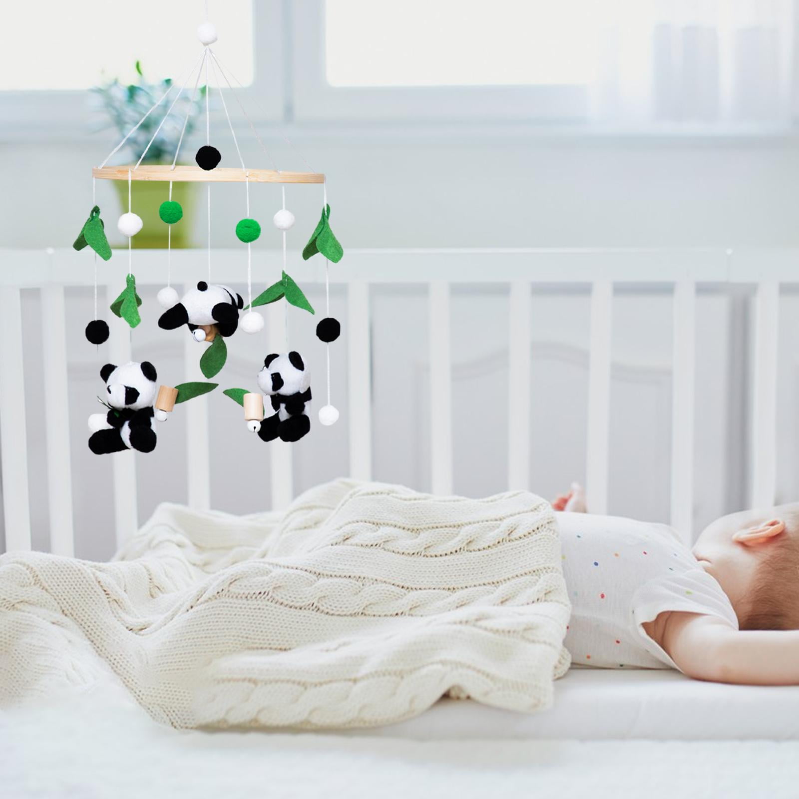 Panda Shape Baby Mobile Toy for Crib Cot Toy Hanging Bed Bell Toy Wind ...