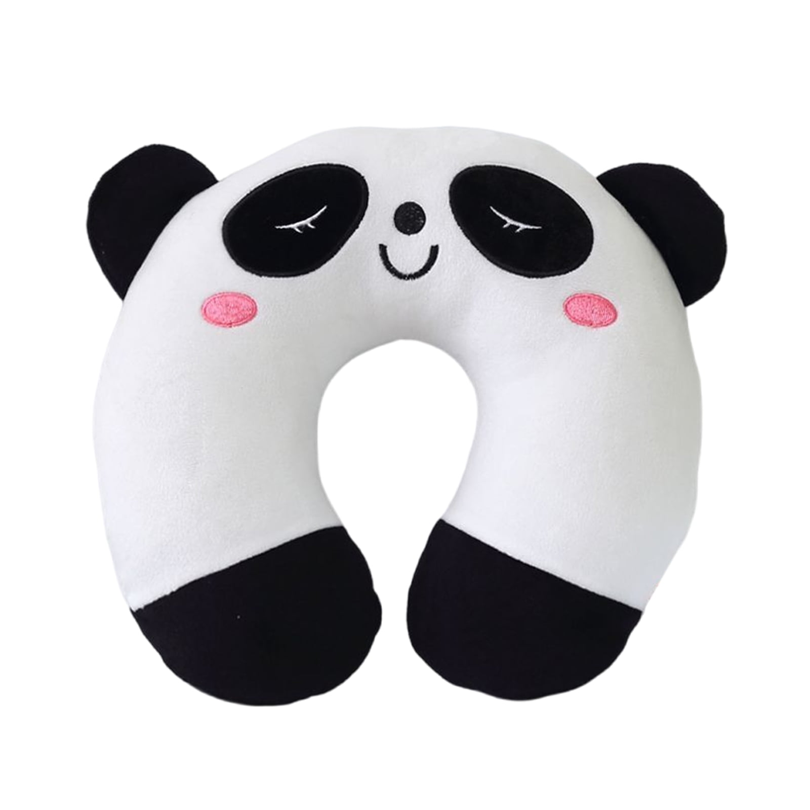 Panda Shape Plush Neck Pillow Travel Cushion For Kids And Adults ...