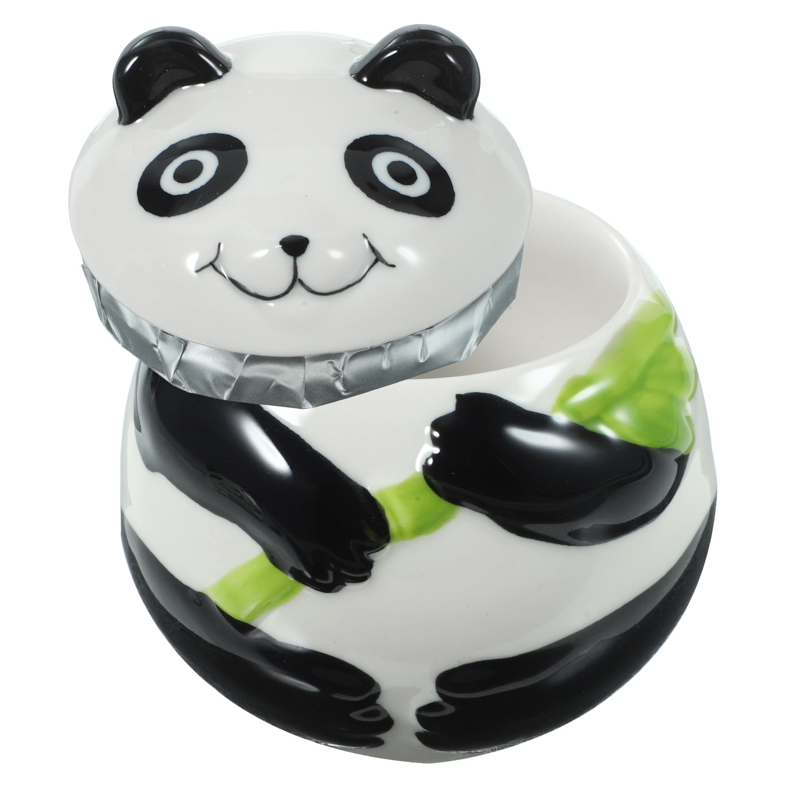 Panda Shaped Ceramic Tea Jar Ceramic Food Seal Canister Kitchen ...