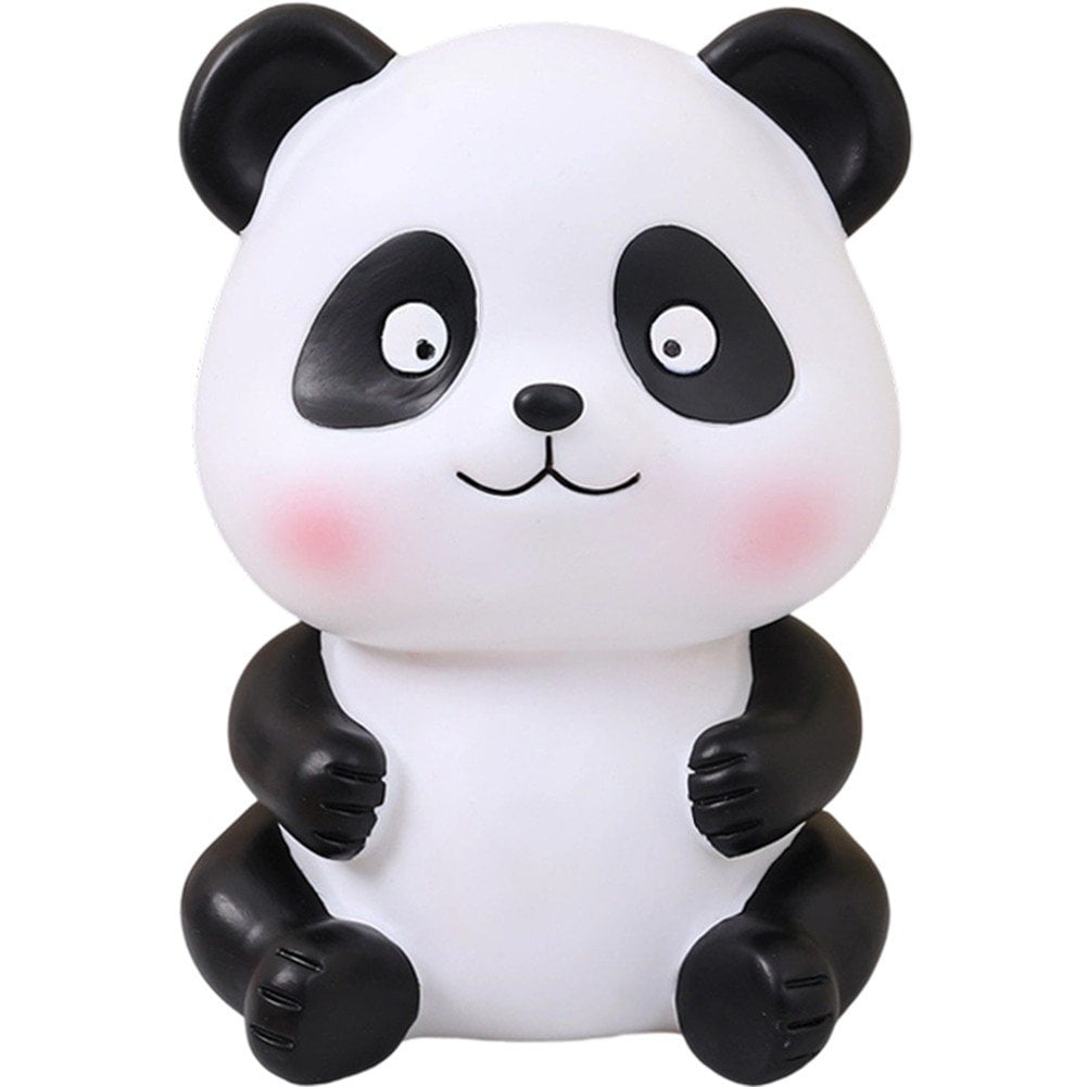 Panda Shaped Piggy Bank, Shatterproof Coin Money Bank for Savings, Cute ...