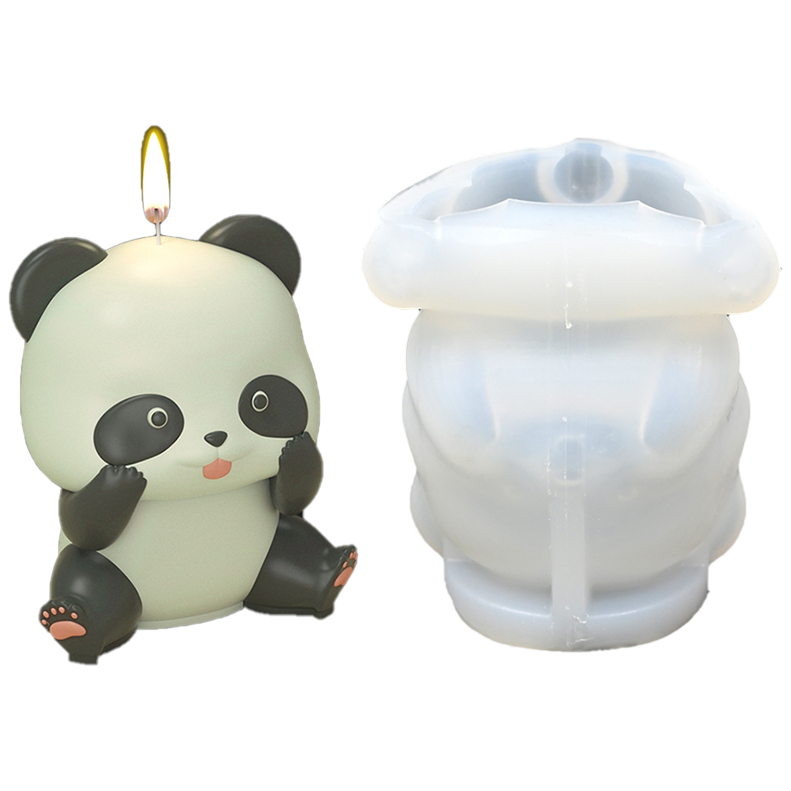 Panda Silicone Moulds Baking Moulds Kitchen Tool Cake Moulds Chocolate ...