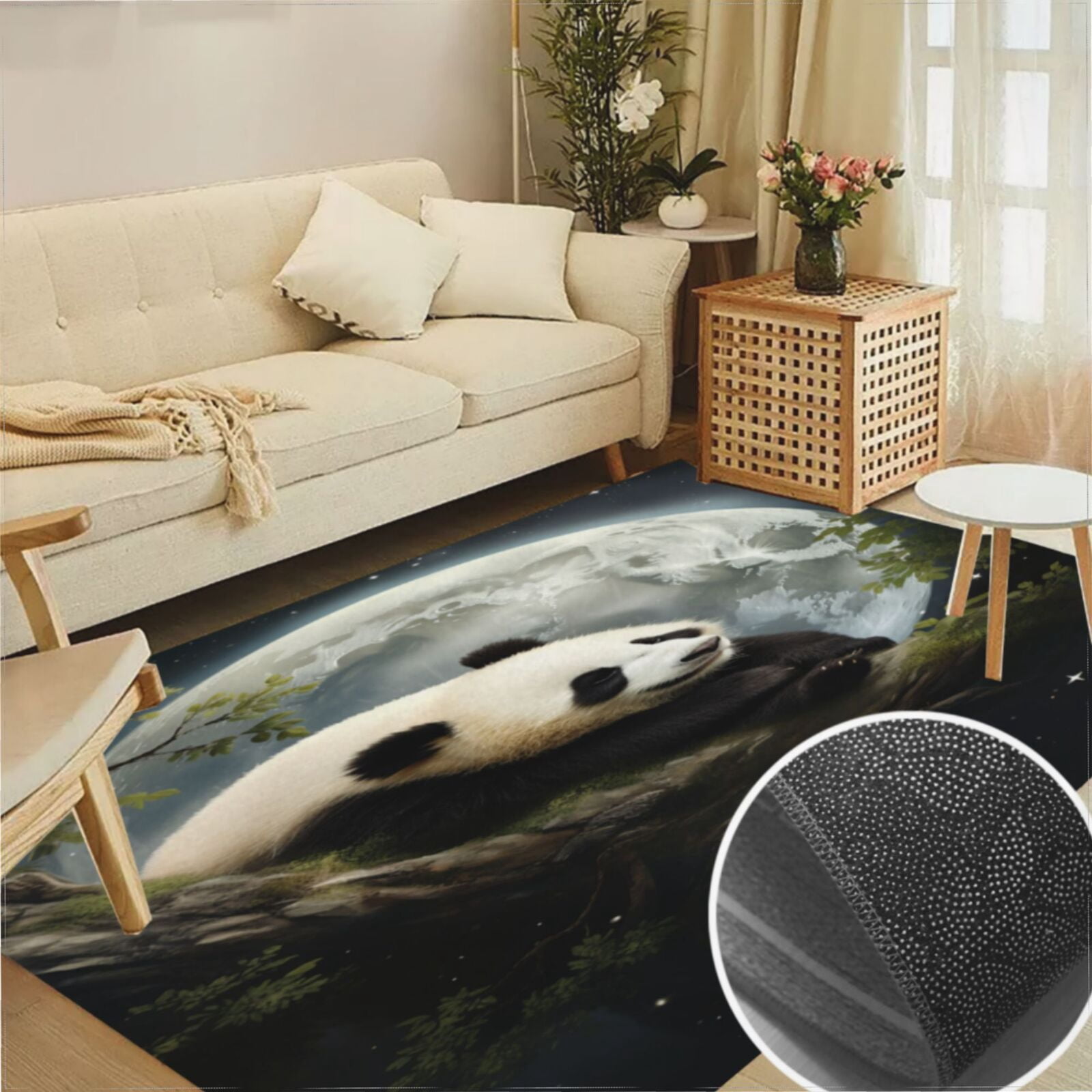 Panda Sleeping In The Tree (3) Adult Home Decor Bedroom Living Room ...