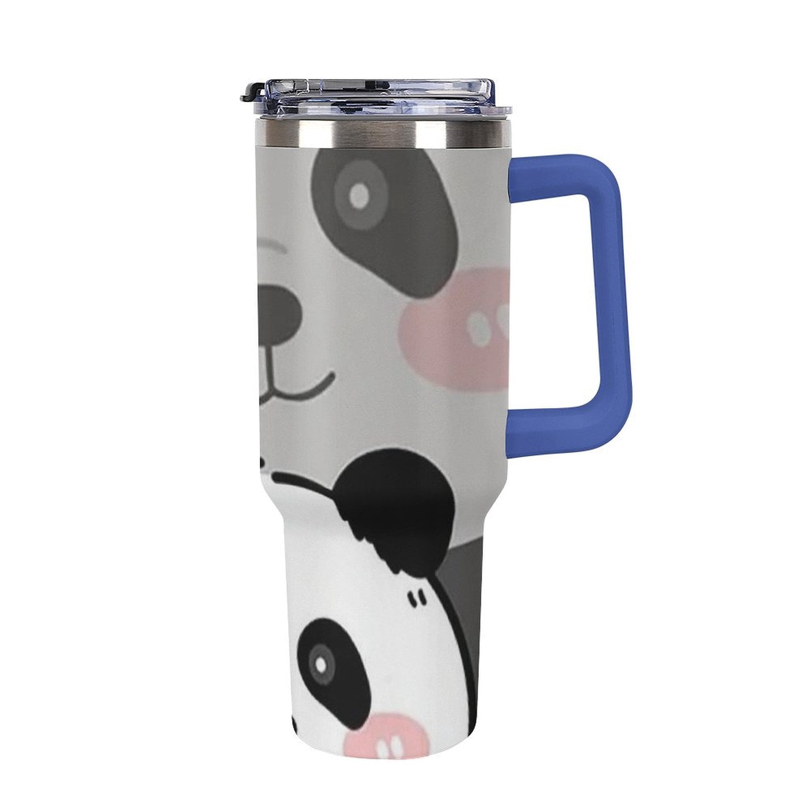 Panda Stainless Steel Straw Large Capacity Car Cup Commuter Spill Proof ...