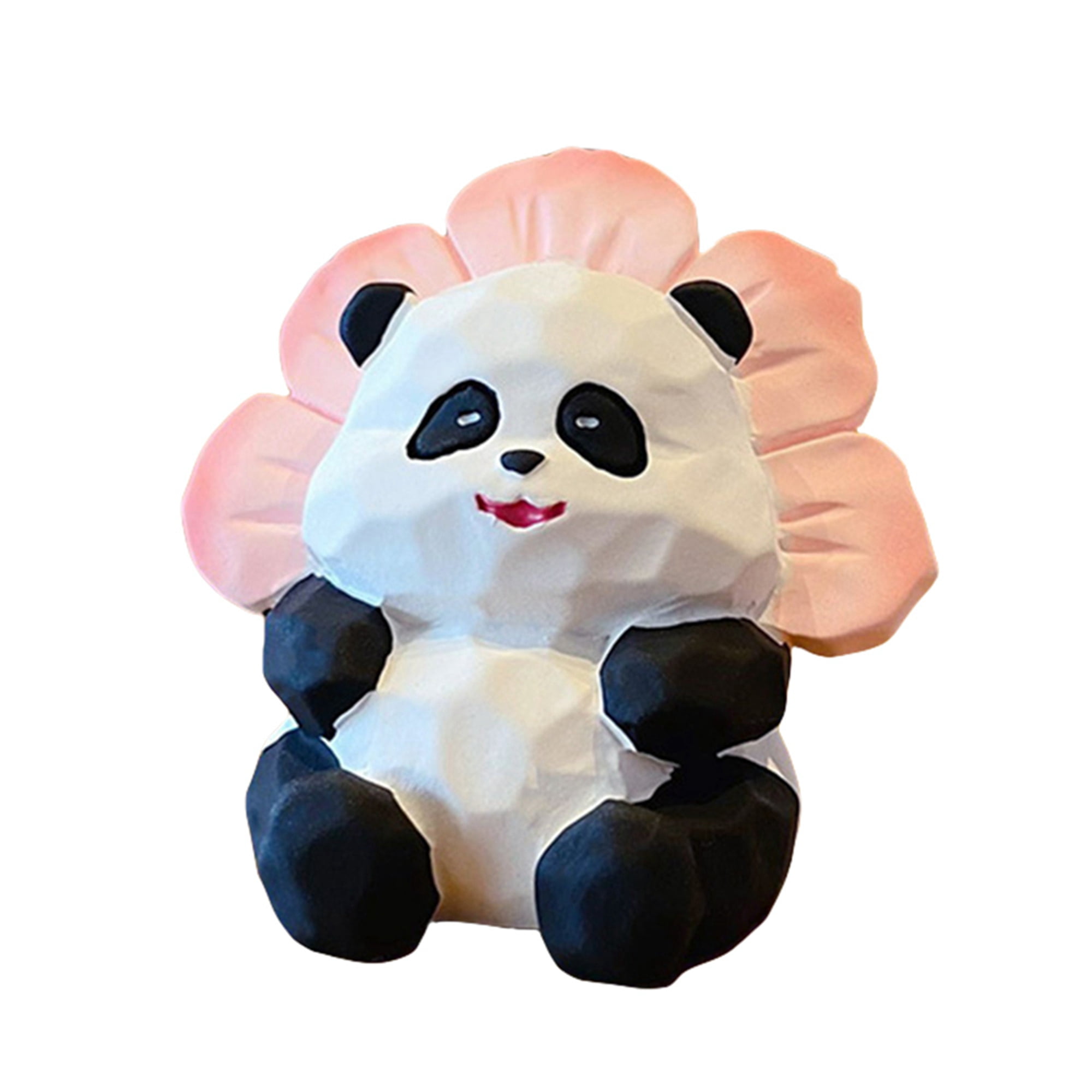 Panda Statue Art Sculpture Cute Panda Figurines Realistic Panda Decor ...