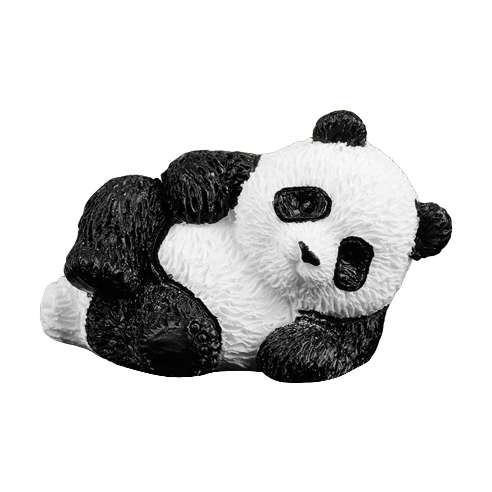 Panda Statue Figurine Ornament Desktop Sculpture Bonsai Animal for ...