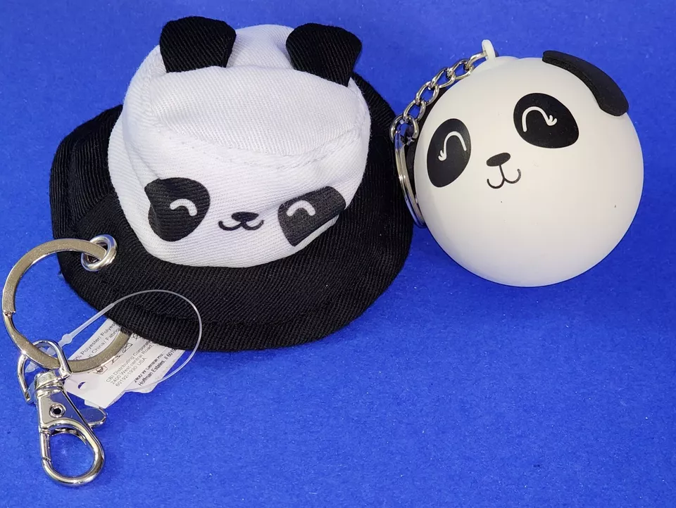 Panda Stress Ball and Panda Bucket Hat Keychains NWT - Walmart.com