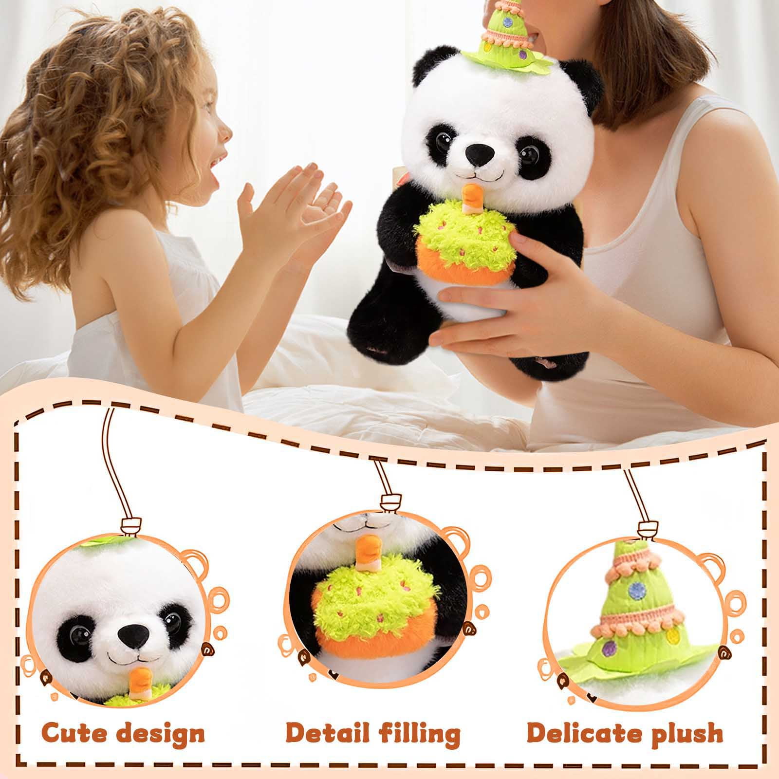 Panda Stuffed Animal - Panda Plush Toy, Panda Bear Stuffed Animal with ...
