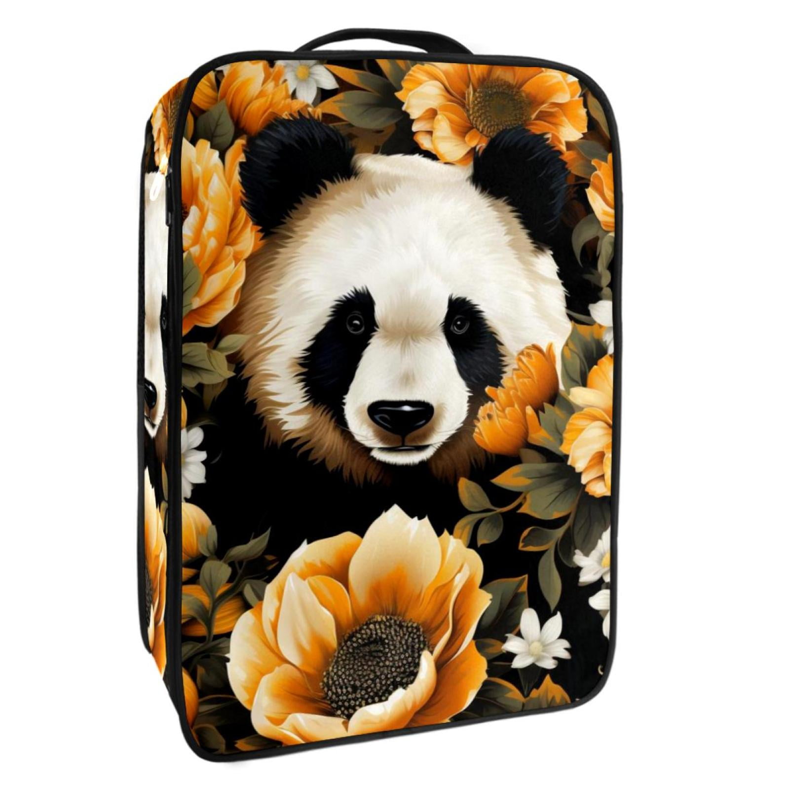 Panda Sunflower Polyester Shoe Box Organizer - 23x31cm/9x12in - Closet ...