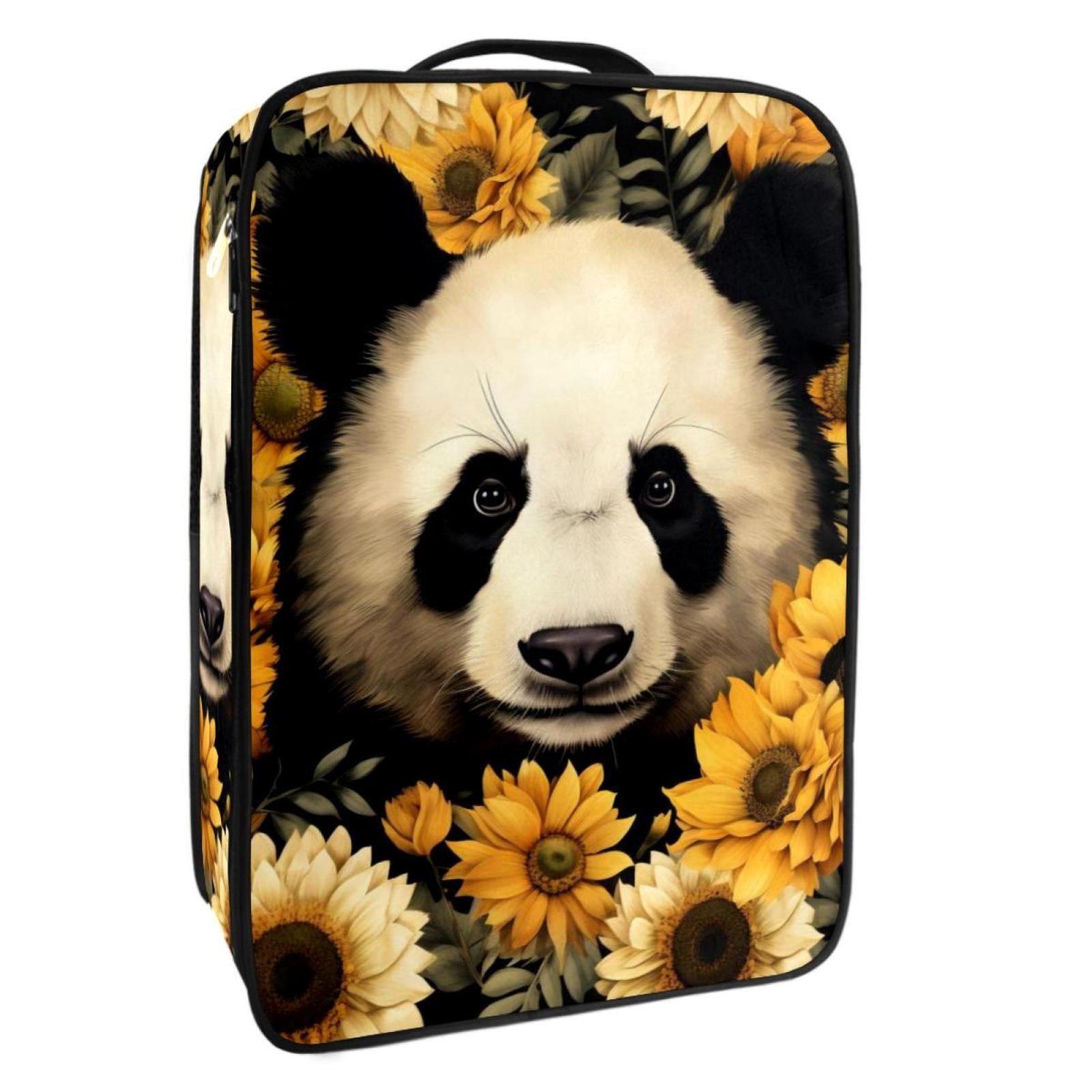 Panda Sunflower Polyester Shoe Box Organizer - 23x31cm/9x12in Closet ...