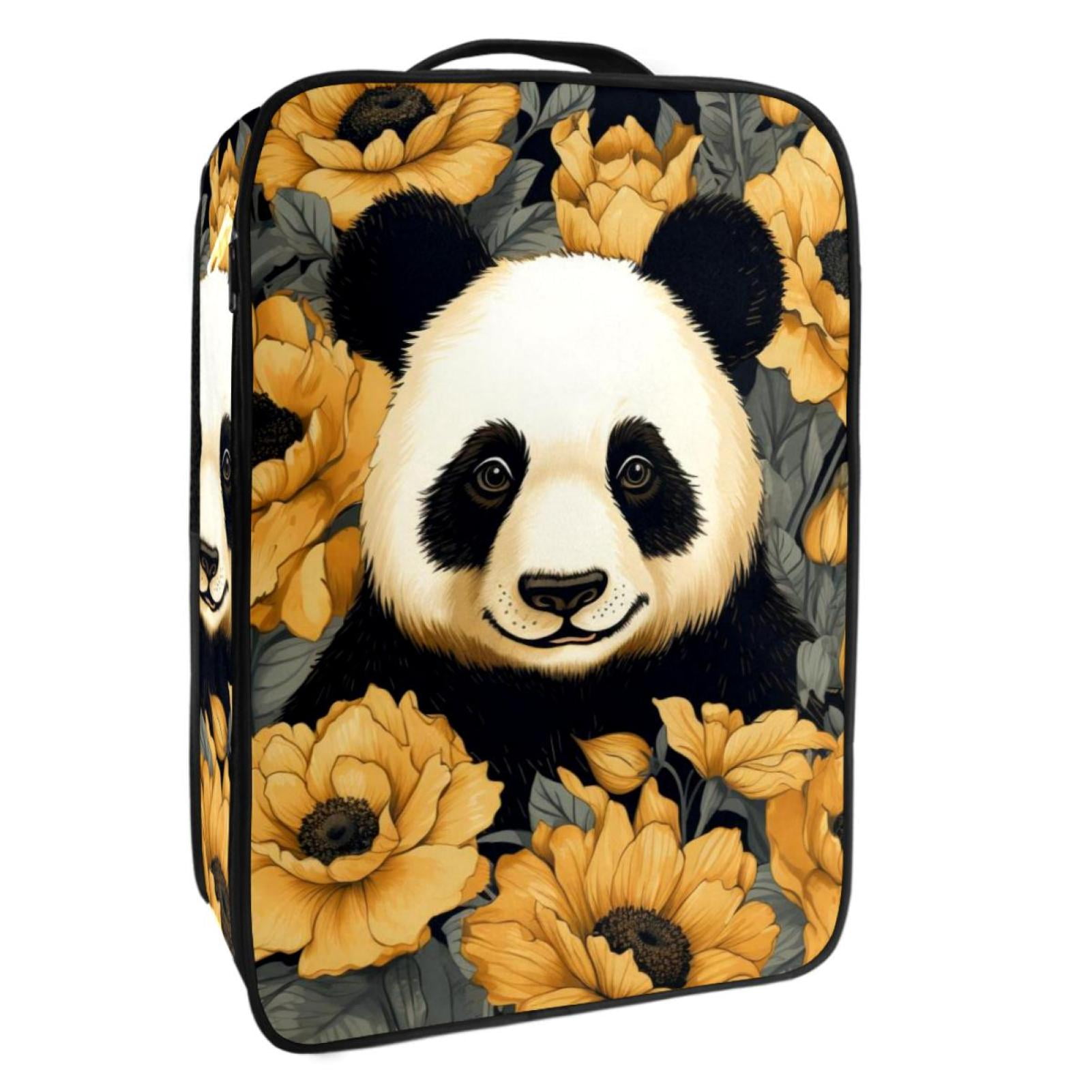 Panda Sunflower Polyester Shoe Box Organizer Storage Container ...