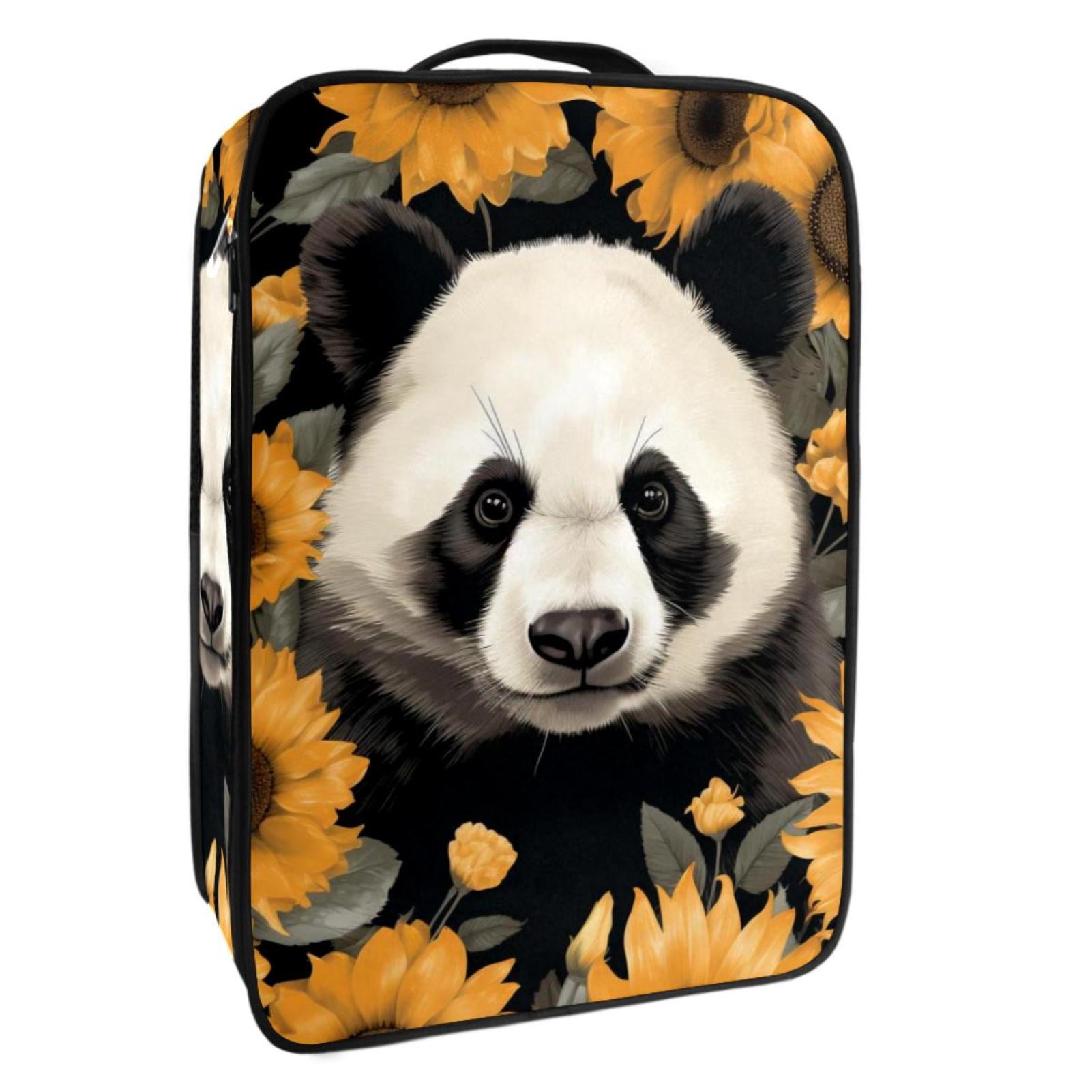 Panda Sunflower Polyester Shoe Boxes Organizer, 23x31cm/9x12in ...