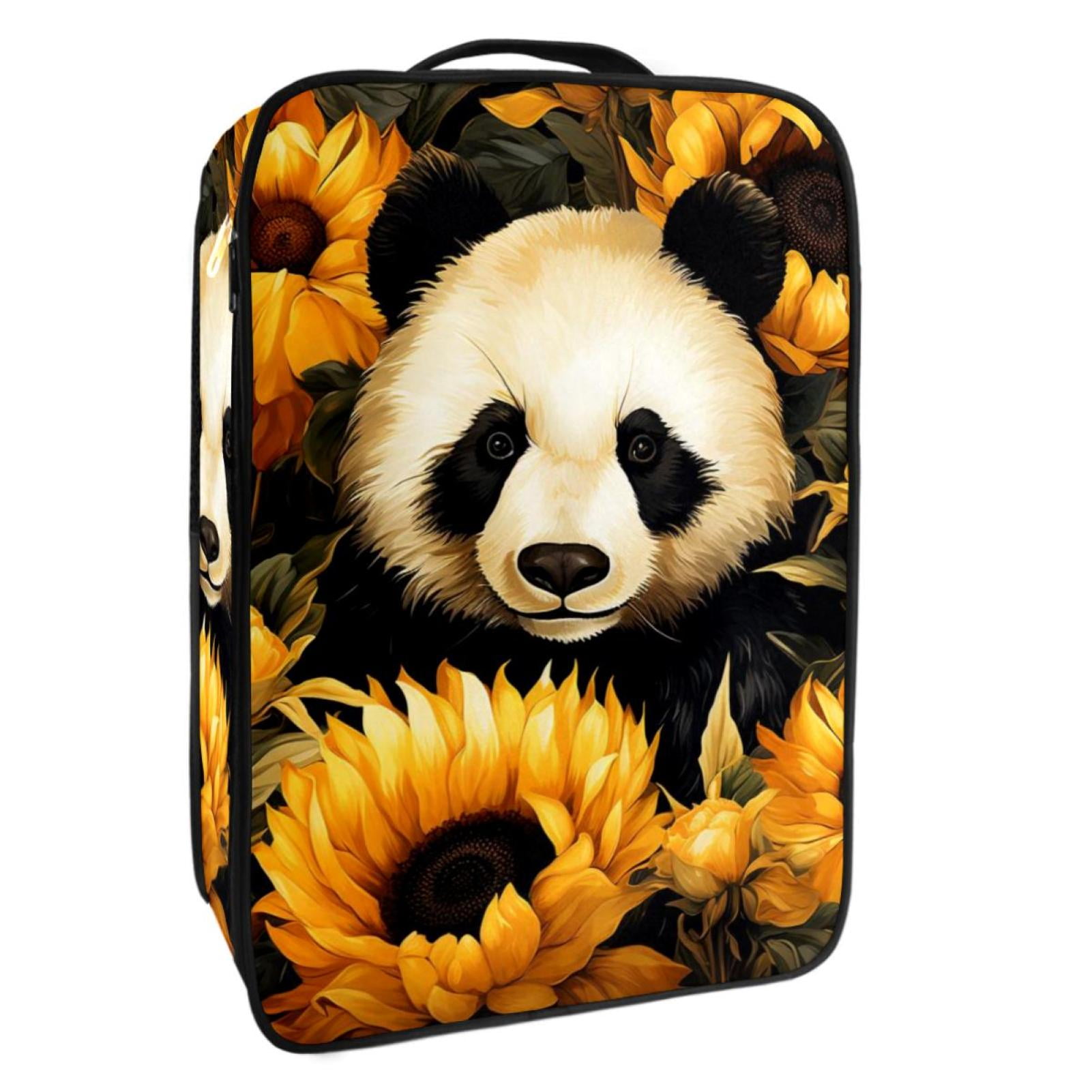 Panda Sunflower Polyester Shoe Boxes Organizer, Shoe Containers ...