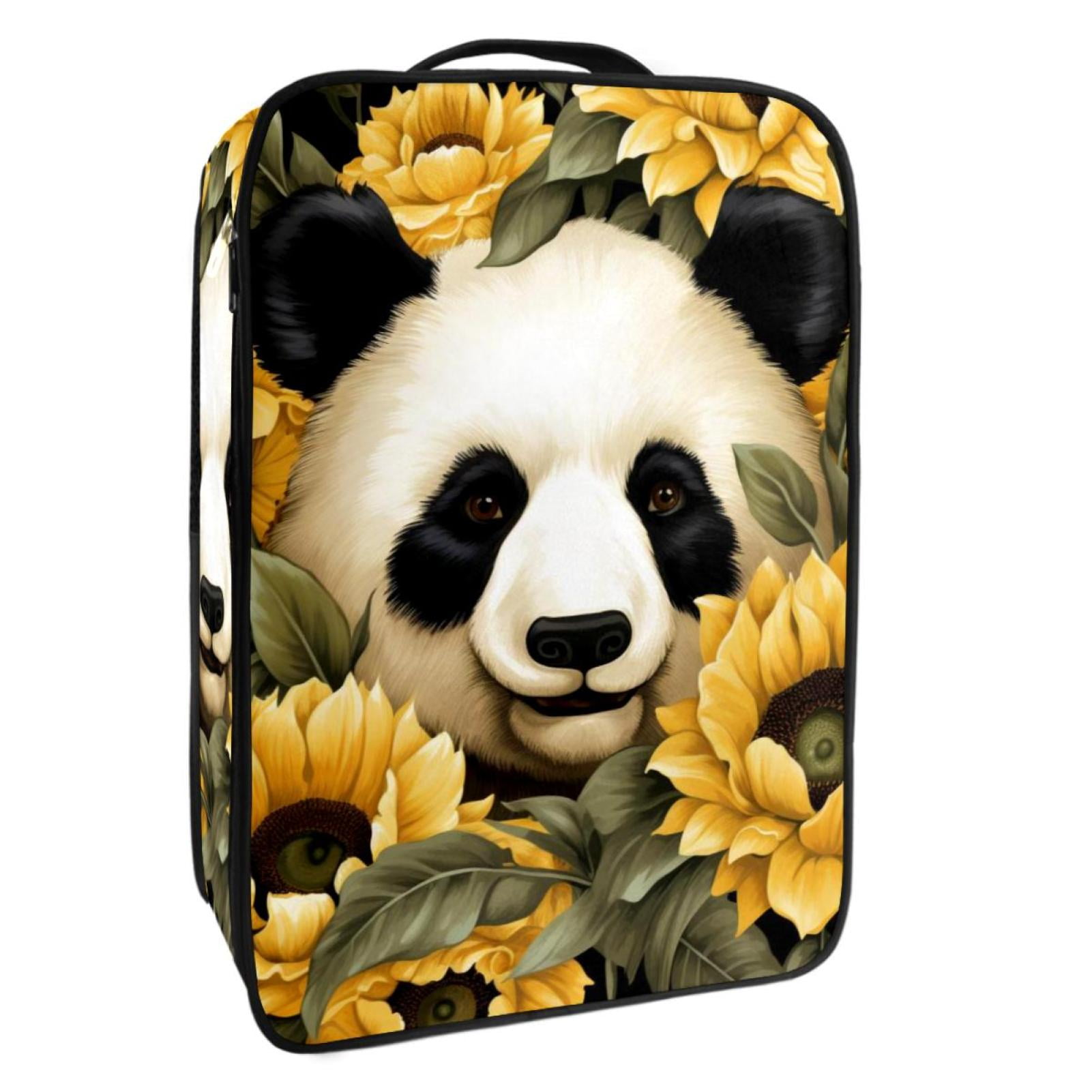 Panda Sunflower Polyester Shoe Boxes Organizer for Neat and Tidy ...