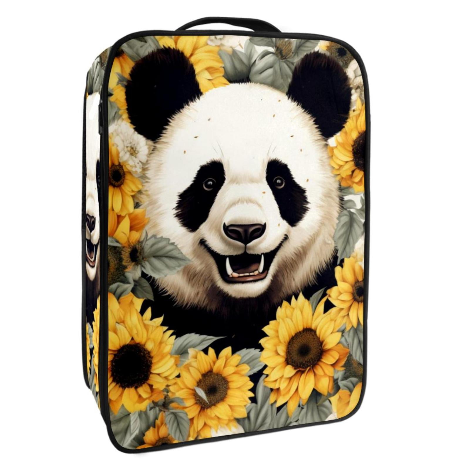 Panda Sunflower Polyester Shoe Boxes Storage Organizer Containers ...