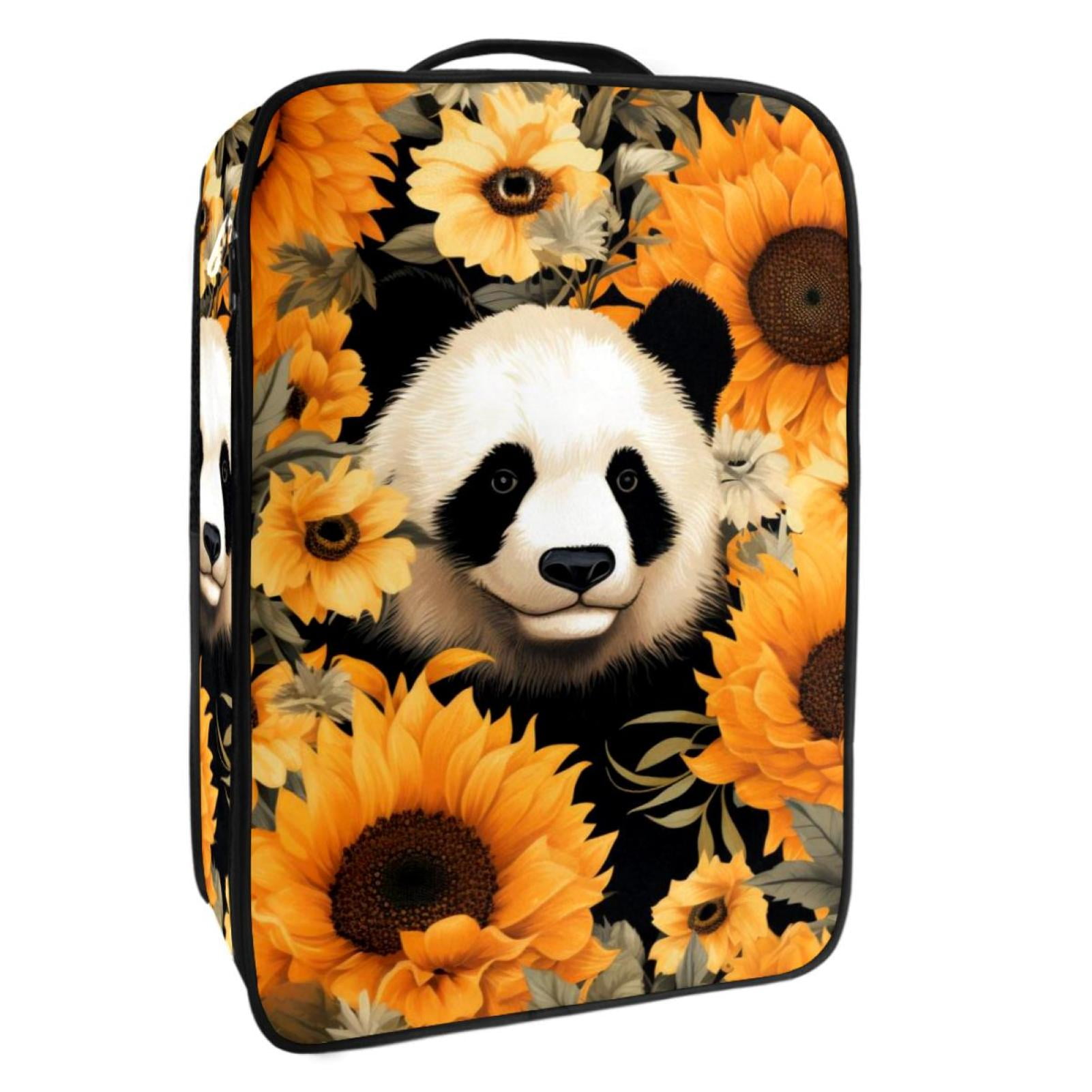 Panda Sunflower Polyester Shoe Rack Organizer Box with 23x31cm Size for ...