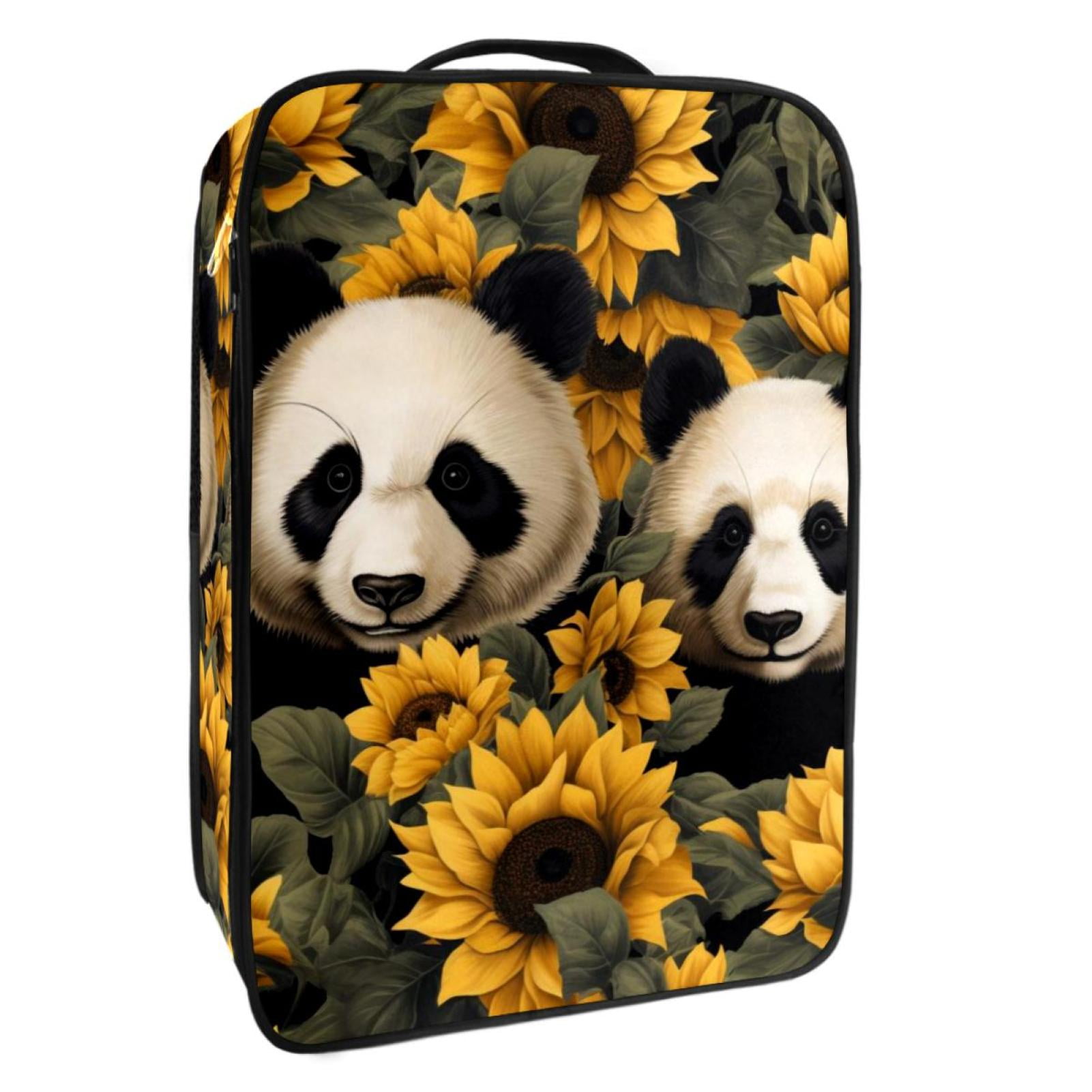 Panda Sunflower Polyester Shoe Rack Organizer Storage Box for Shoes ...