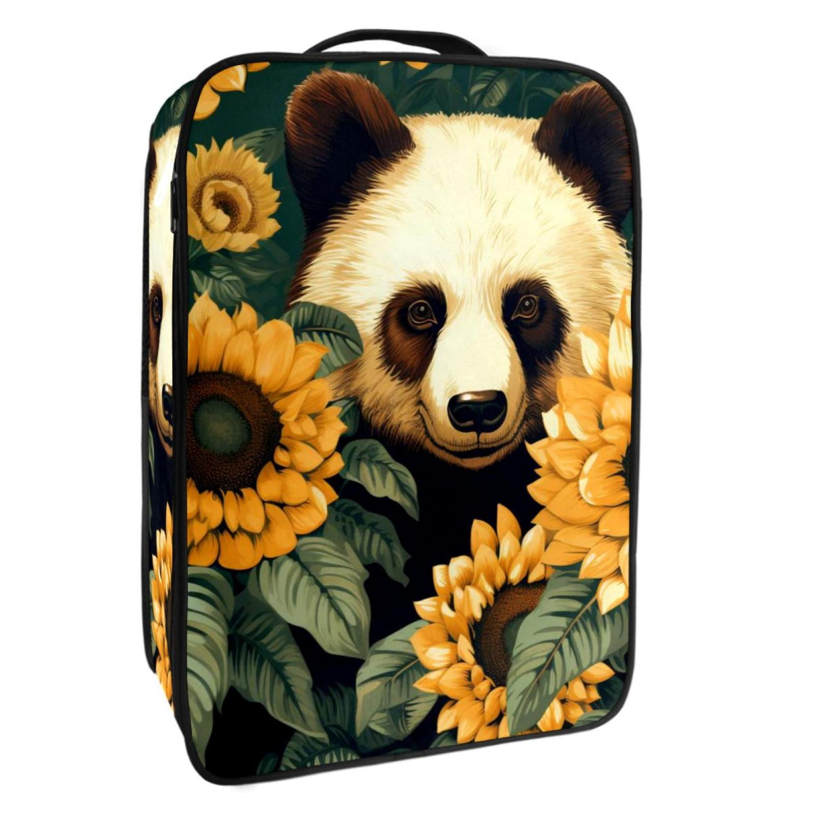 Panda Sunflower Premium Polyester Shoe Rack Organizer with 23x31cm ...