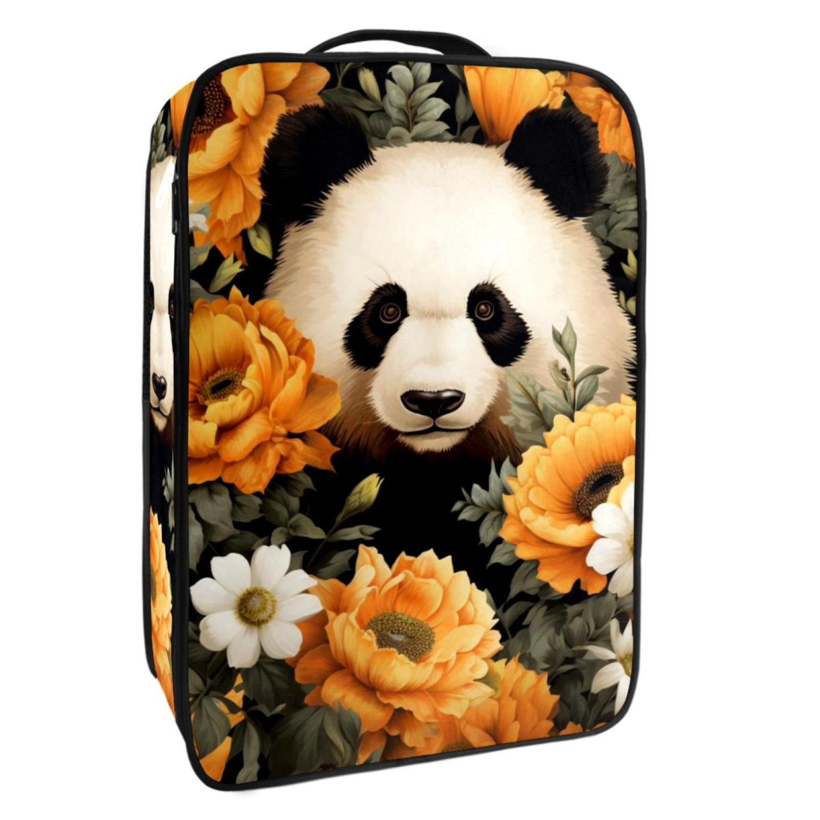 Panda Sunflower Premium Polyester Shoe Storage Rack - 23x31cm/9x12in ...