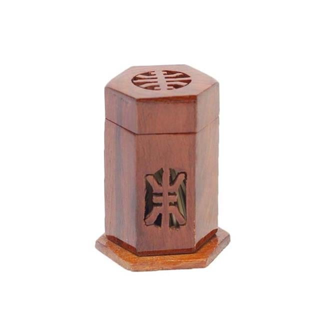Panda Superstore Chinese Style Wooden Toothpick Holder for Home ...