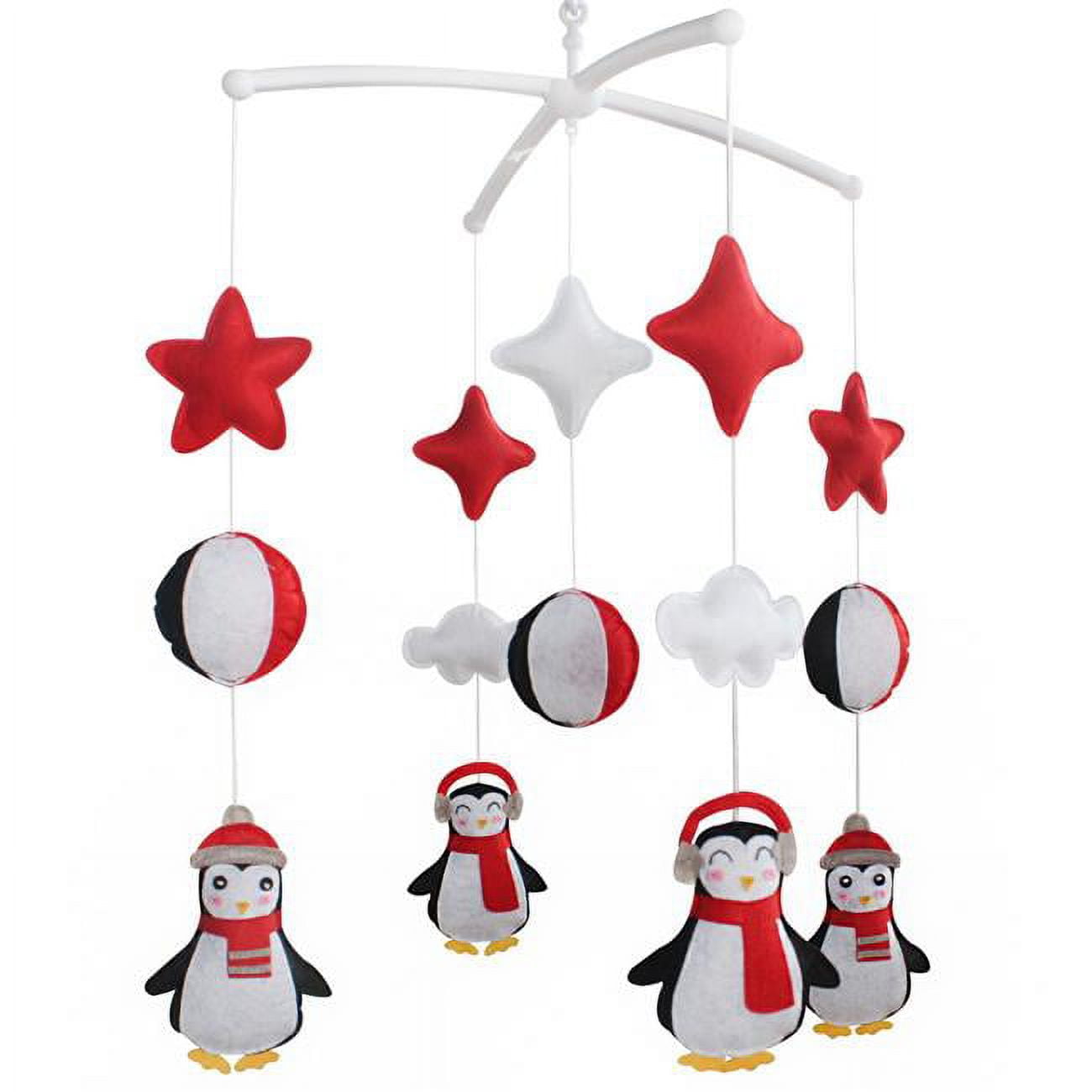 Panda Superstore Handmade Baby Crib Musical Mobile Bell Penguin Baby ...