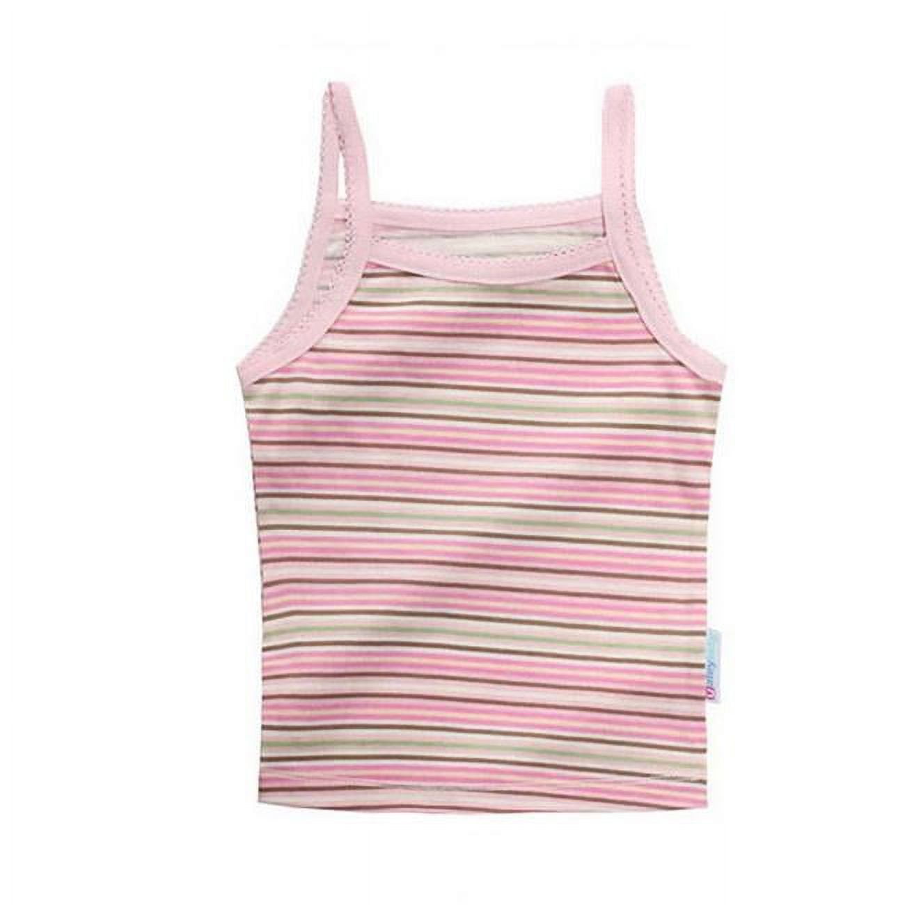 Panda Superstore PS-CLO1045156-EMILY01399 Girls Cute Pink Striped Cami ...