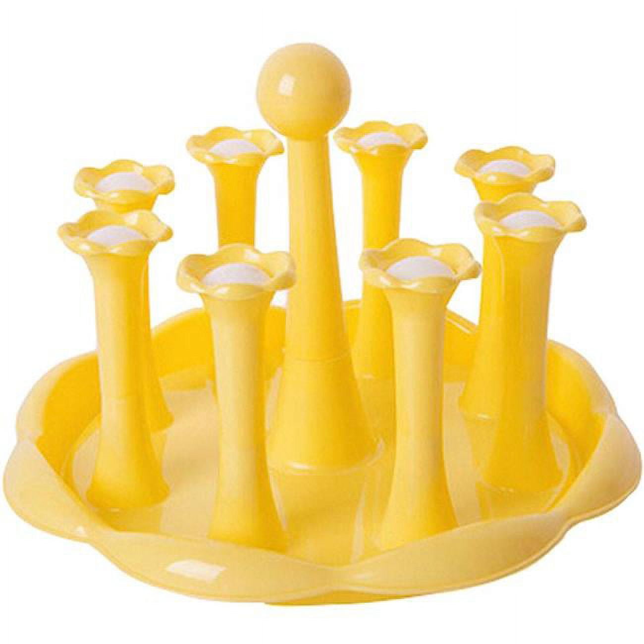 Panda Superstore Plastic Compartment Tray Tea Cup Rack Sink Drainer ...