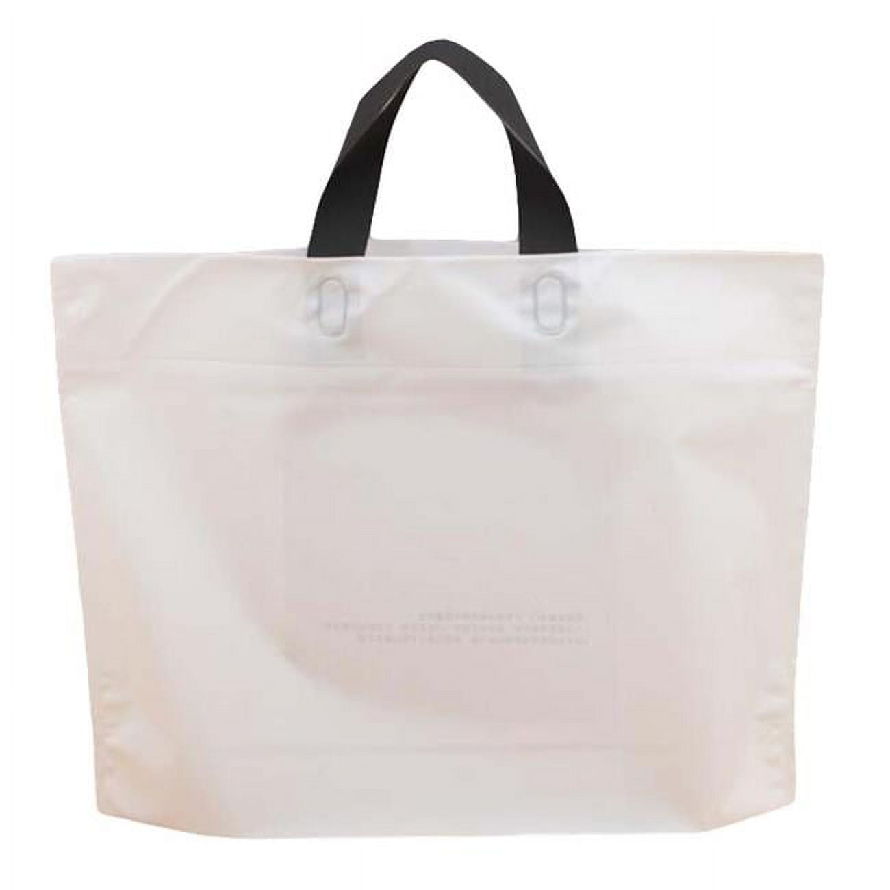 Panda Superstore Plastic Gift Clear Boutique Bags Carry Shopping Bags ...