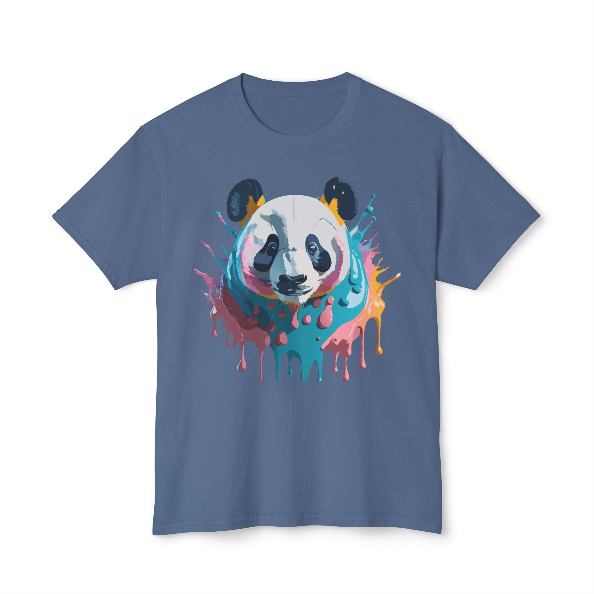 Panda T-Shirt, Vintage Panda Tee, Floral Tees, Panda Art Design Shirt ...