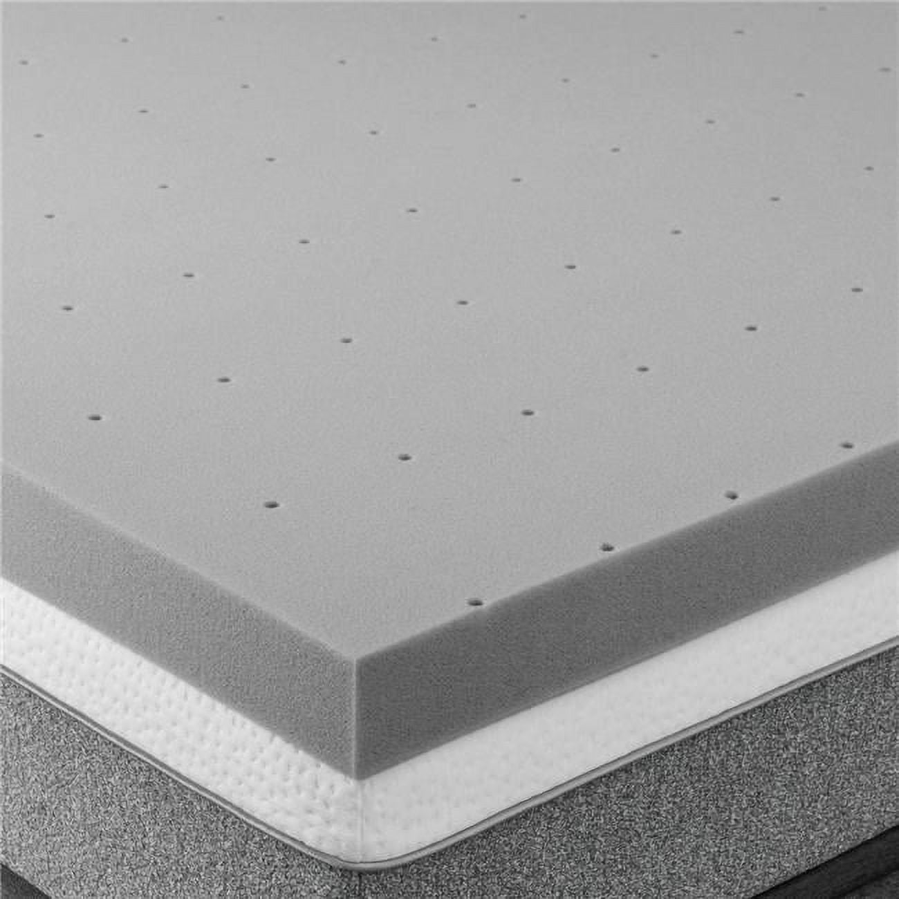 Panda TF0050 3 in. Solace Sleep Charcoal Infused & Ventilated Memory ...