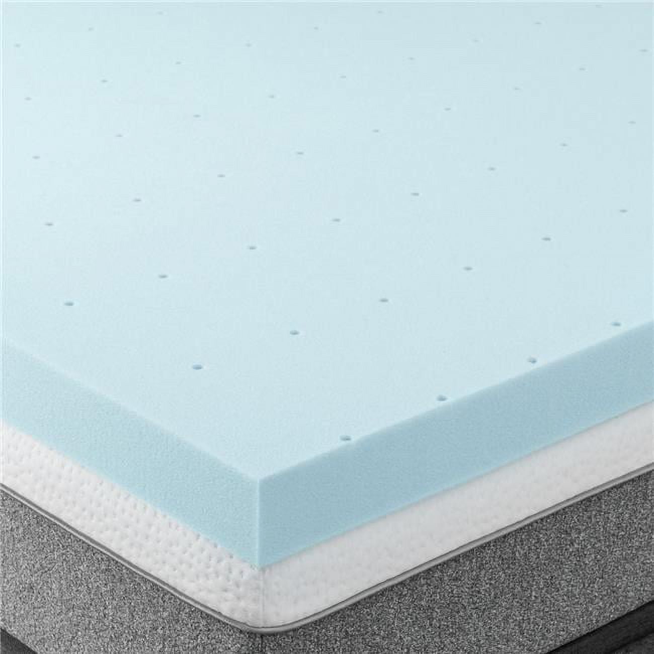 Panda TK0049 3 in. Solace Sleep Gel Infused & Ventilated Memory Foam ...
