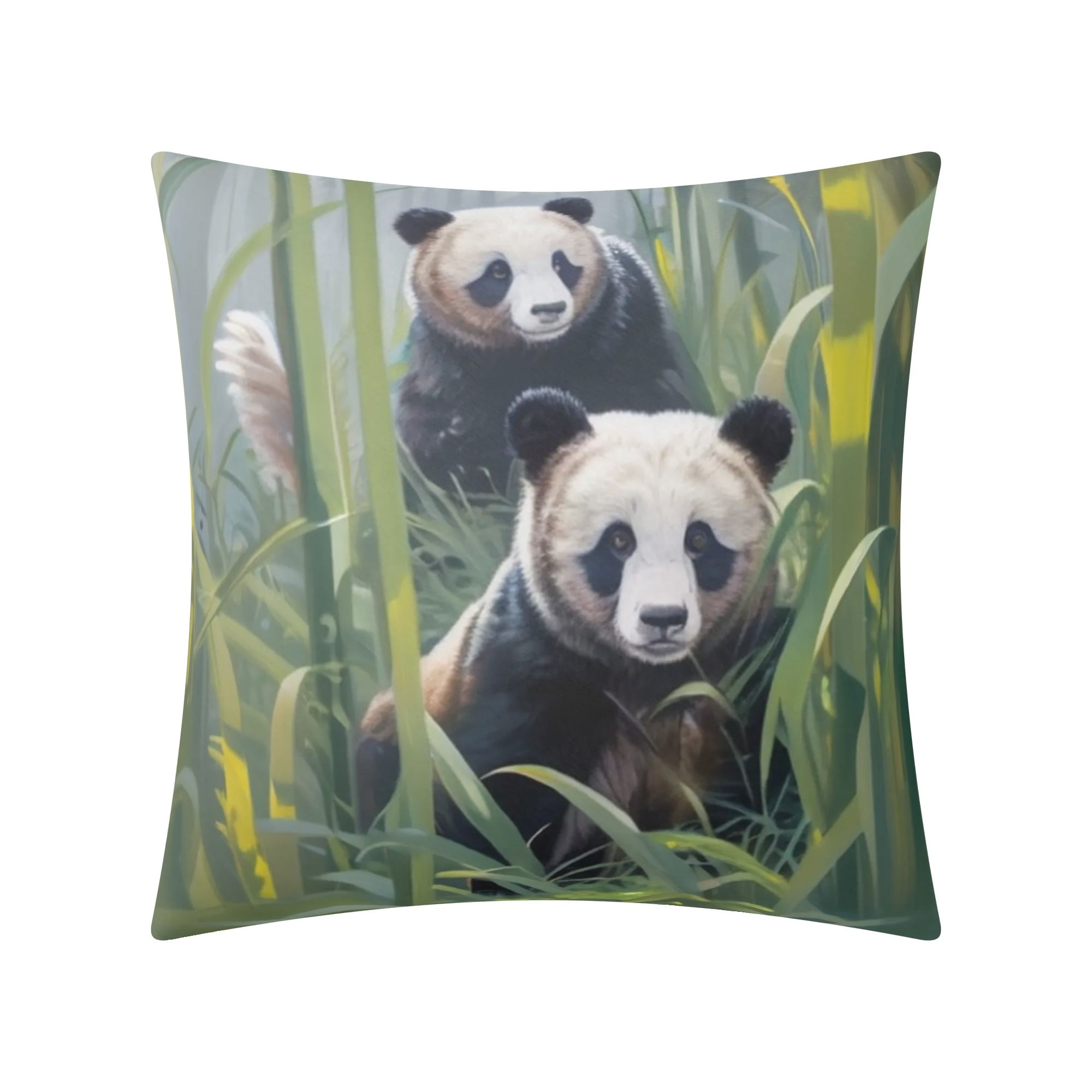 Panda Theme Home Pillow Covers Cute Panda Design Pillow Cases For Home ...