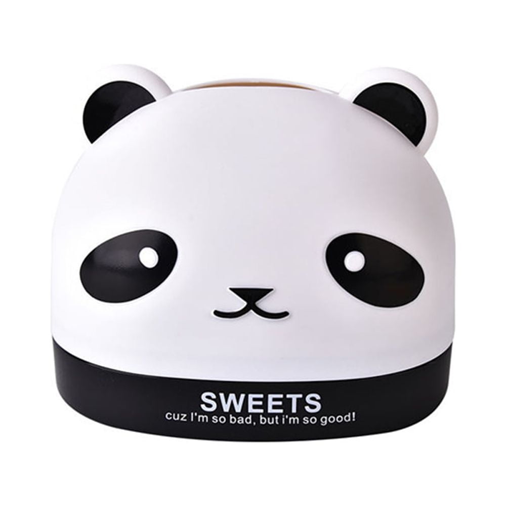 Panda Tissue Box Cartoon Tissue Holder Tissue Box Plastic Tissue ...