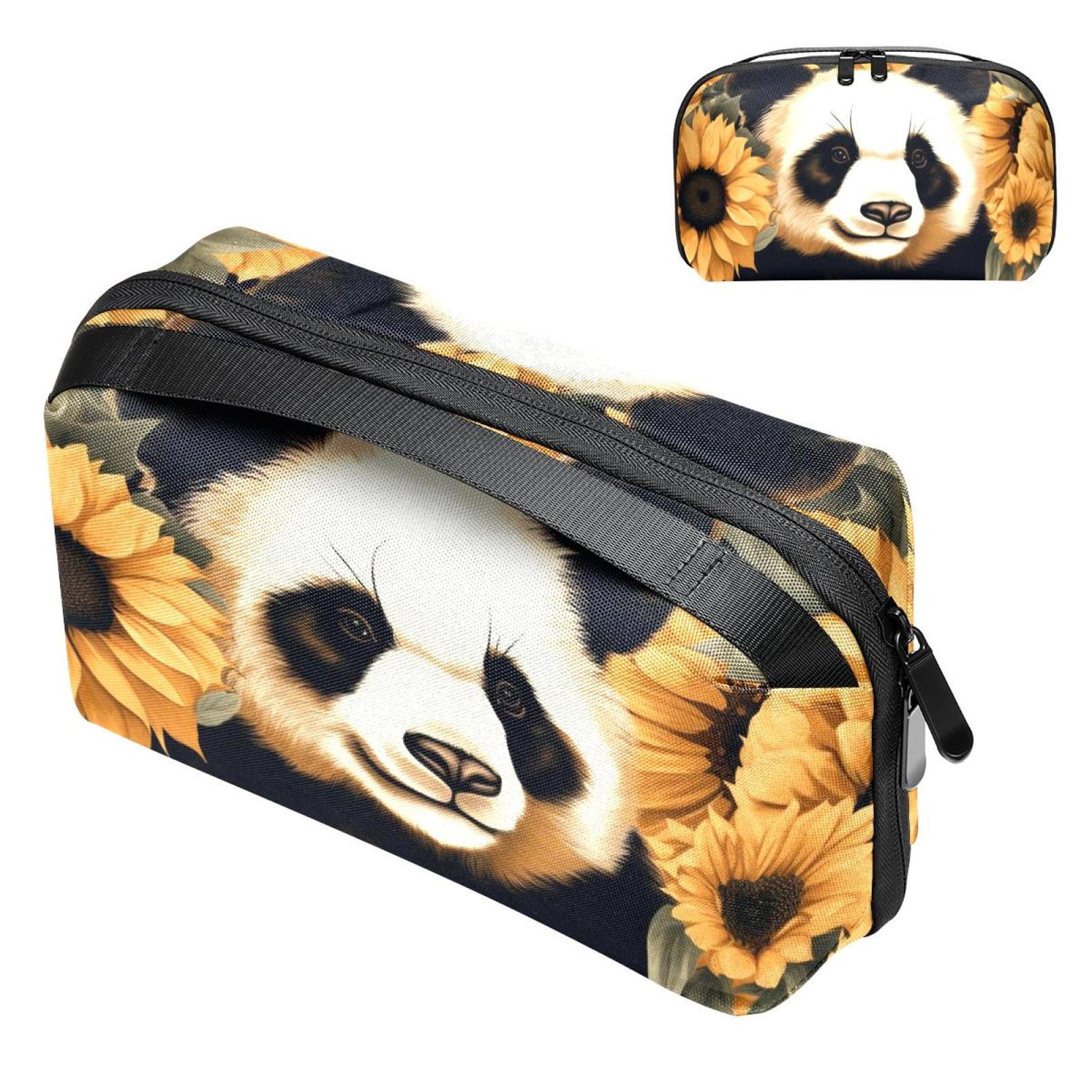 Panda Travel Case Storage Box Charger Case Organizer Cord Storage ...