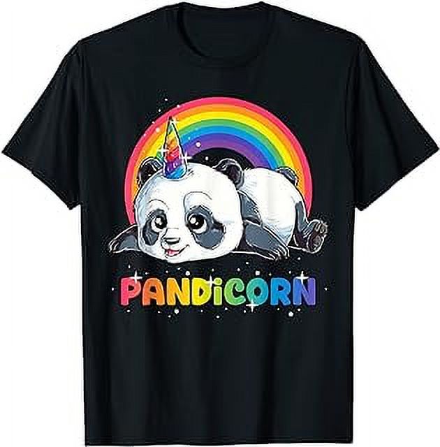 Panda Unicorn Pandicorn Girls Kids Rainbow Gifts Pandacorn T-Shirt ...