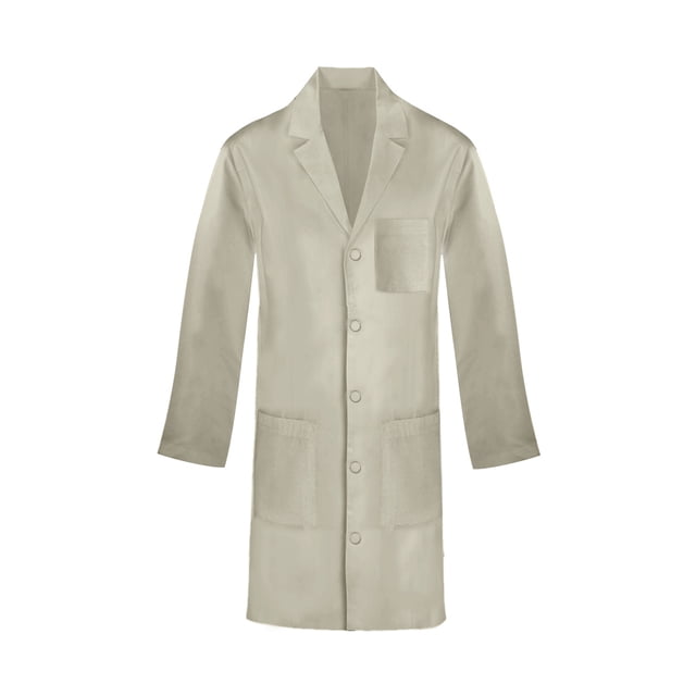 Panda Uniform Multi-Pocket Lab Coat for Men & Women, 9XL, Khaki ...