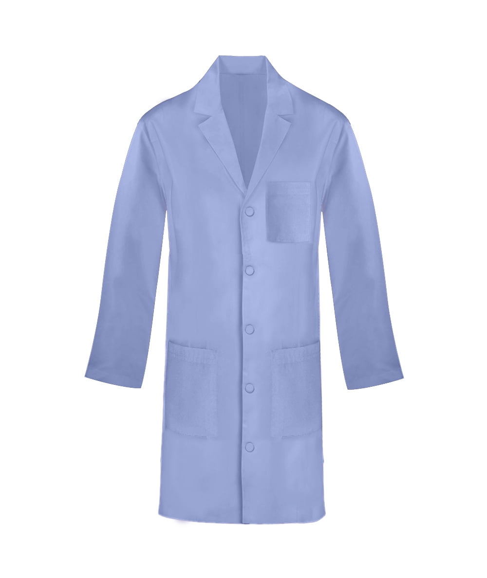 Panda Uniform Multi-Pocket Lab Coat for Men & Women, 5XL, Sky Blue ...