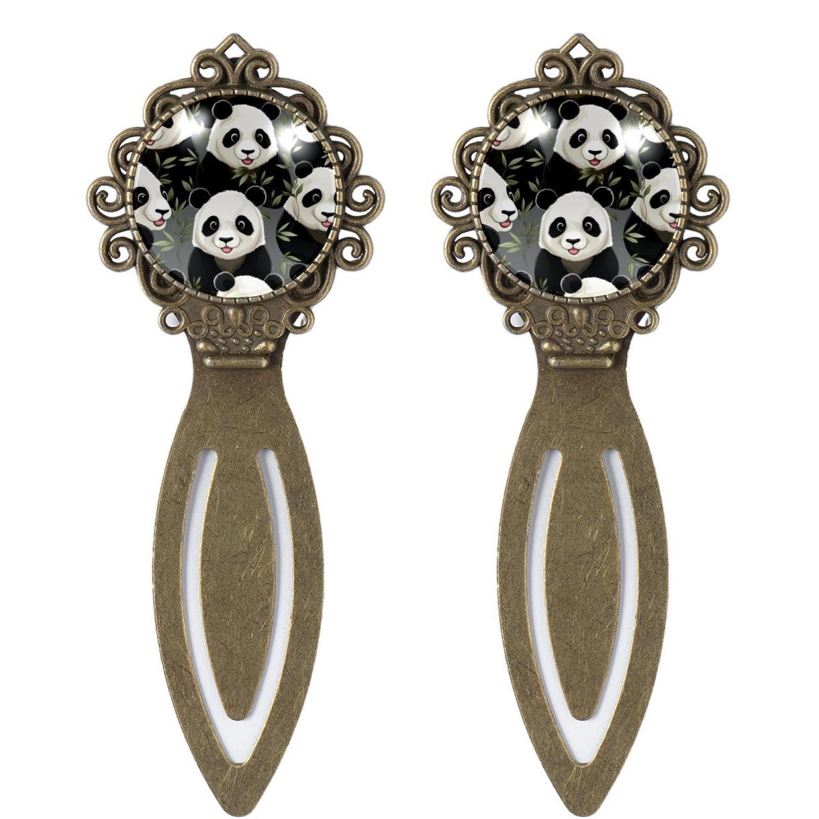 Panda Vintage Copper-Colored Lace Bookmarks: Stainless Steel Reading ...