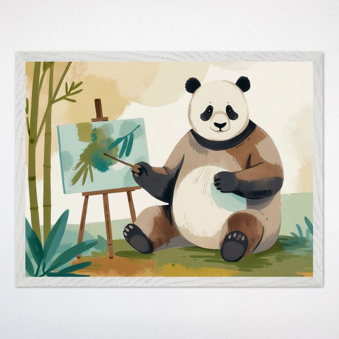 Panda Wall Art For Nursery And Kids Rooms, Panda Wall Decor, Poster For ...