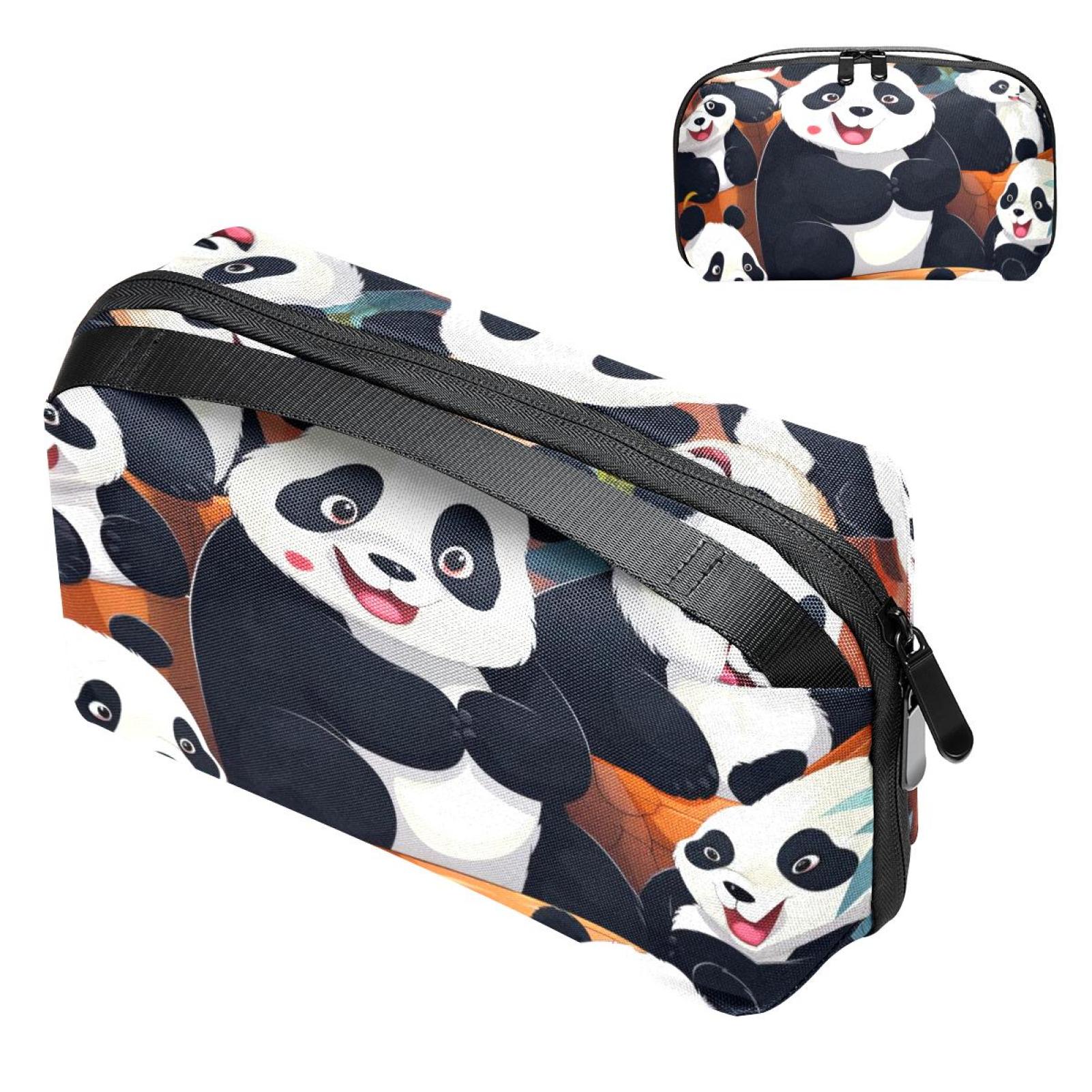 Panda Waterproof Oxford Cloth Hard Drive Case Organizer for Electronic ...