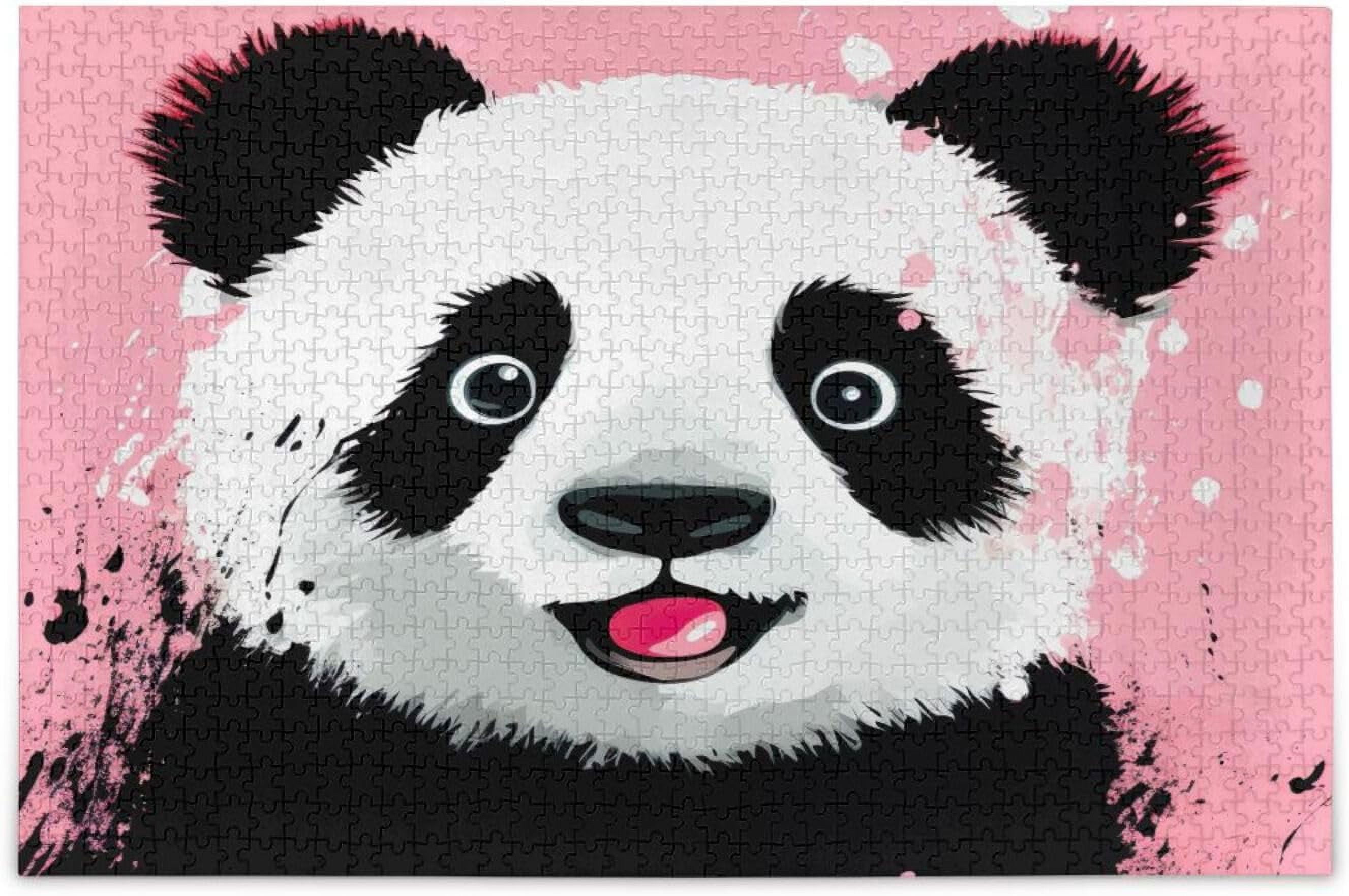 Panda Wooden Jigsaw Puzzles, Intellectual Entertainment Educational ...