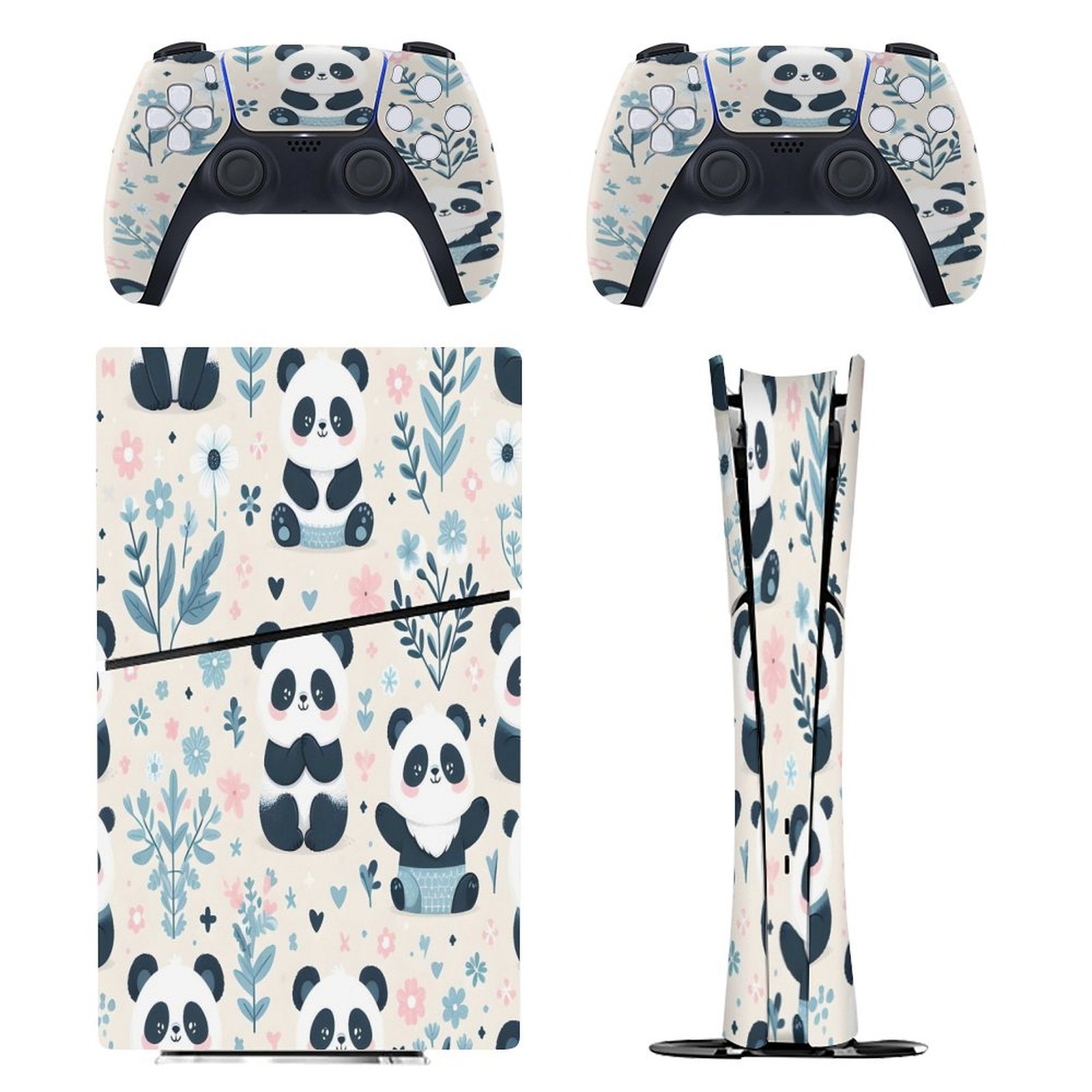 Panda，hope，happy PS5/PS5 Slim Digital Disc Skin Sticker For Console And ...