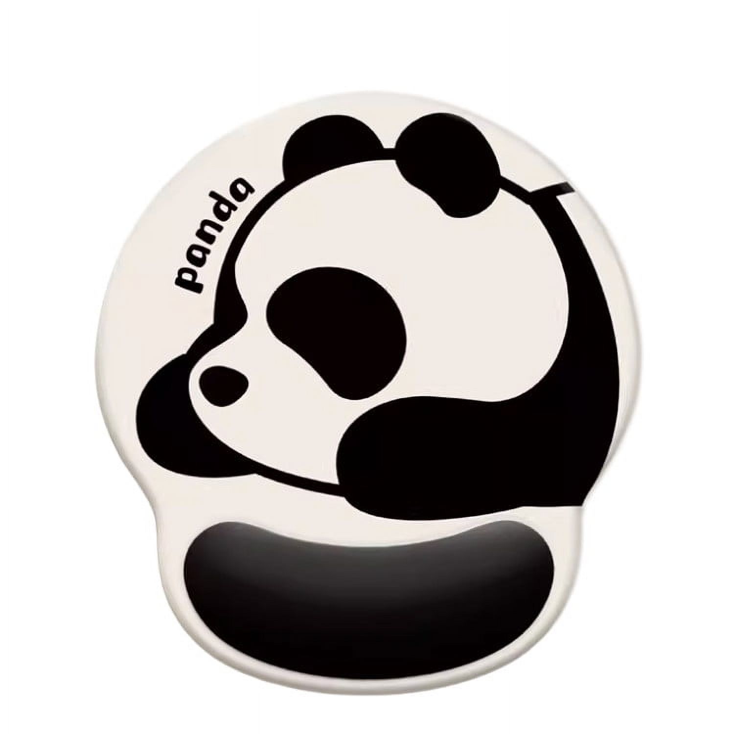 Panda style computer mouse pad wrist guard silicone thickened hand ...