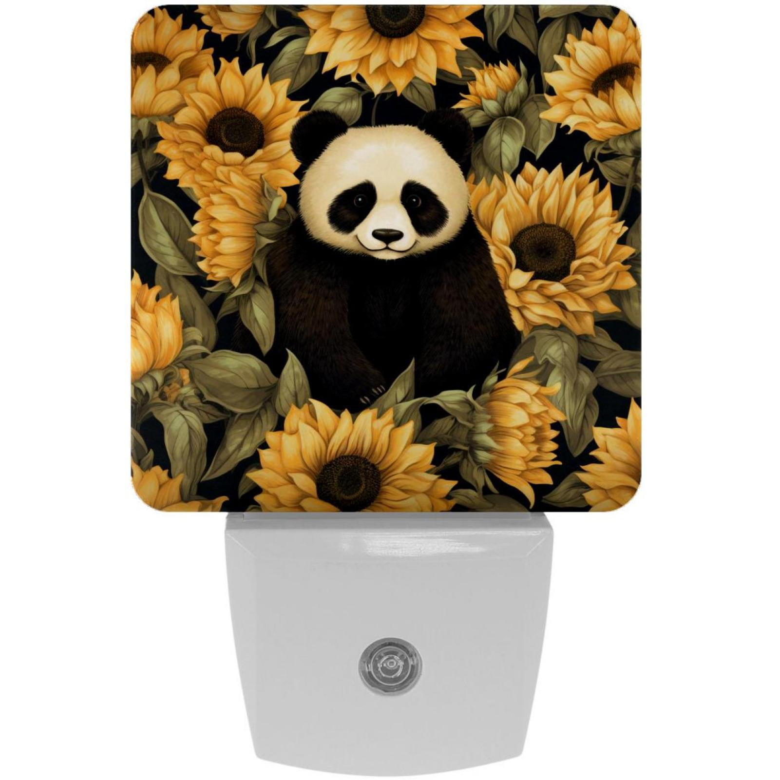 Panda sunflowers LED Square Night Light - Compact and Energy Efficient ...