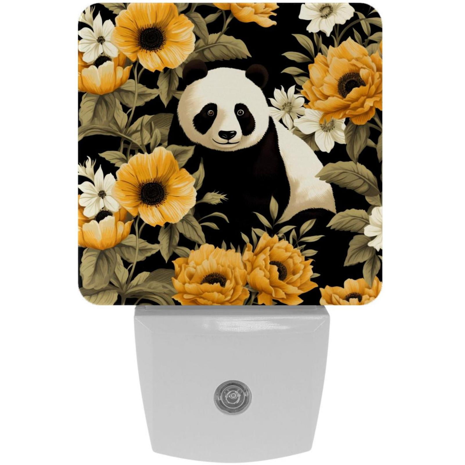 Panda sunflowers LED Square Night Lights - Energy Efficient and Stylish ...