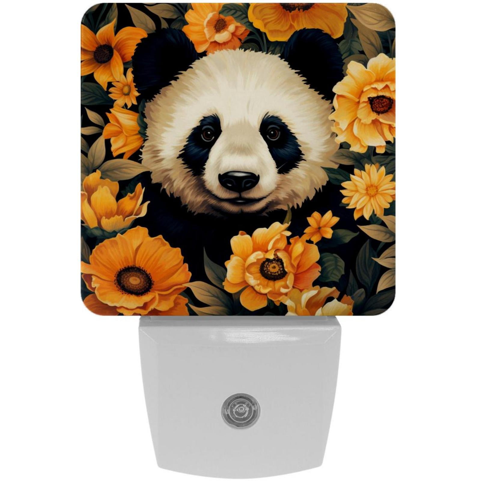 Panda sunflowers LED Square Night Lights- Energy Efficient and Stylish ...