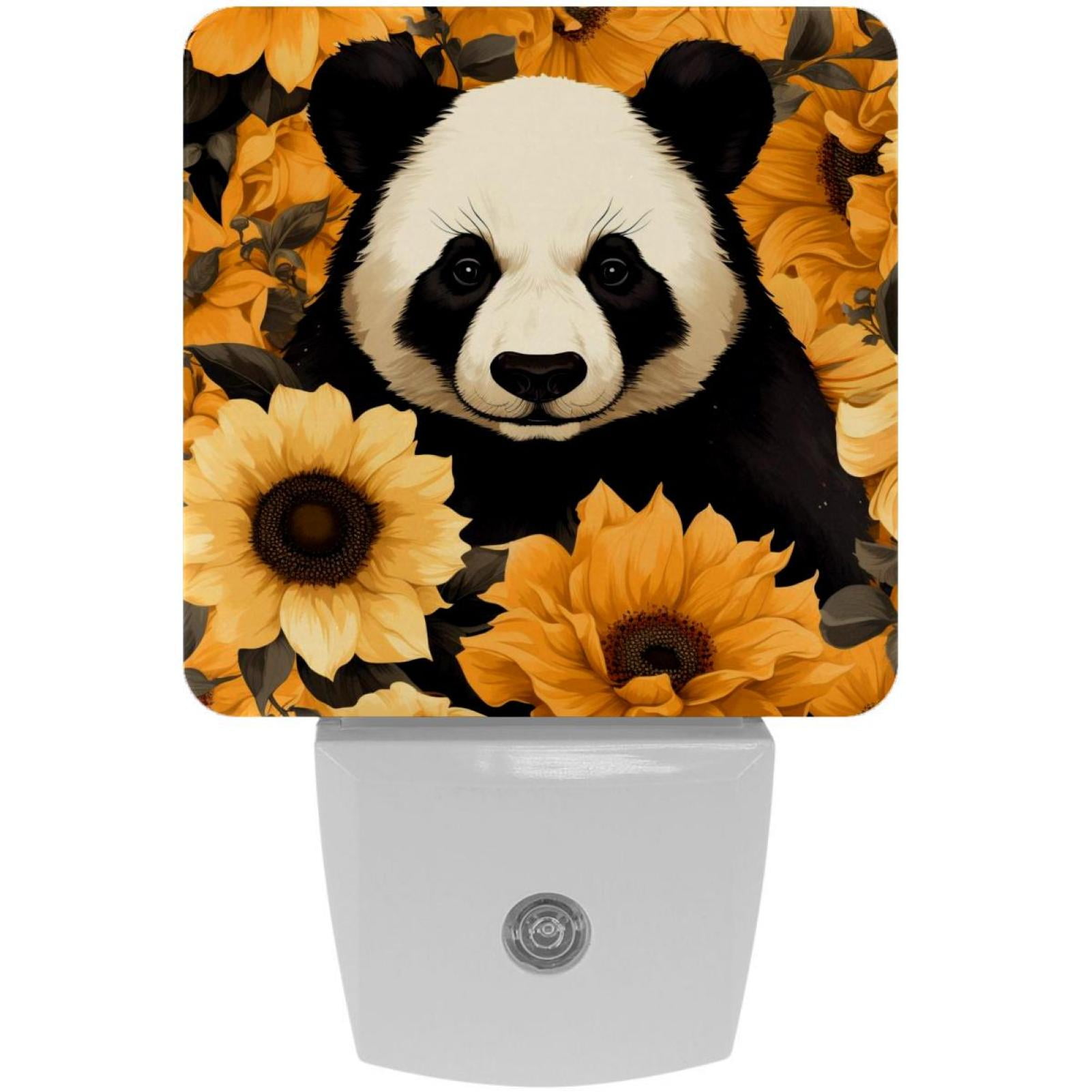 Panda sunflowers LED Square Night Lights: Innovative Illumination for a ...