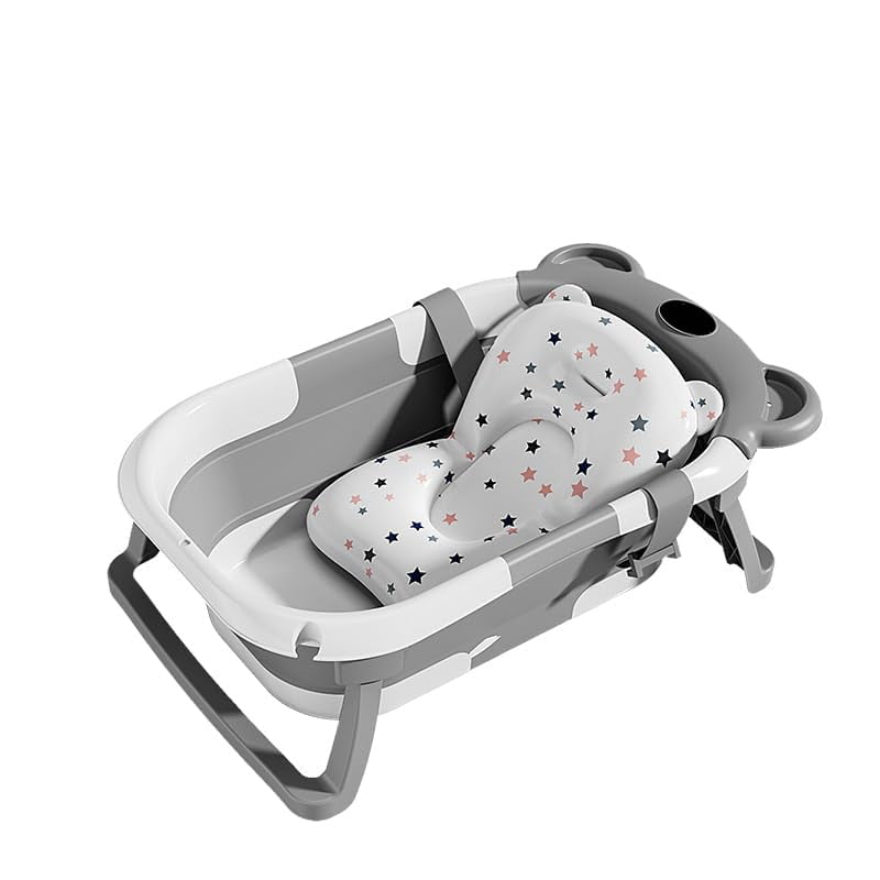 PandaEar Baby Bathtub, Collapsible Baby Infant Bath Tub Toddler Bathtub ...