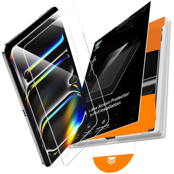 PandaShield 2 Pack Screen Protector for iPad Pro 13 inch (2025/2024 M5 ...
