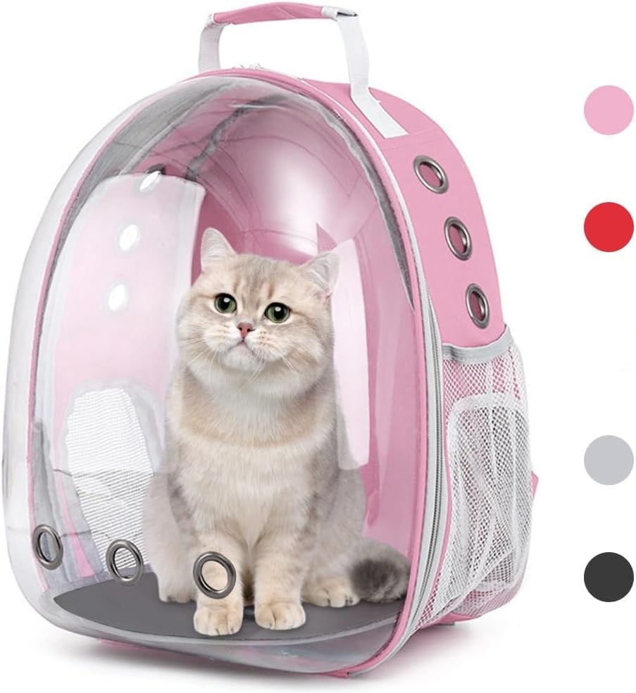 PandaTop Cat Backpack Carrier, Pet Cat Carrier for Carrying Puppy Cats ...